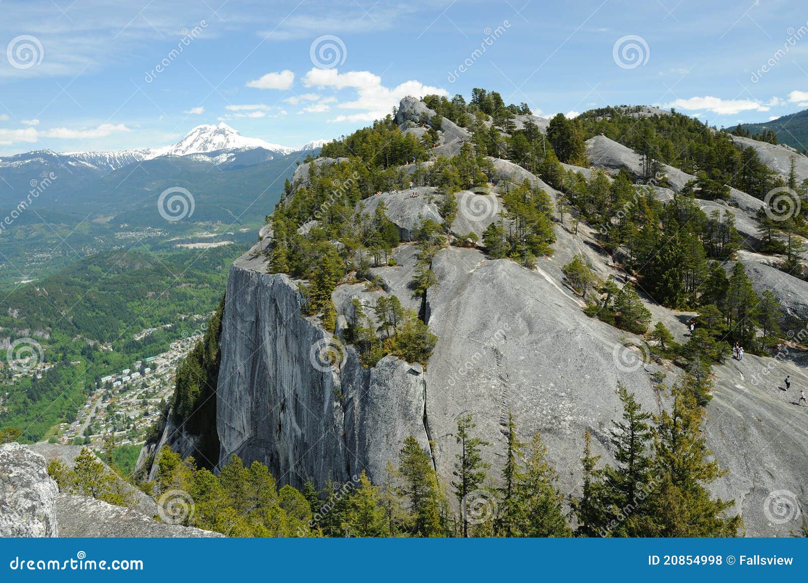 Big Rock in Stawamus Chief Park Stock Photo - Image of town, travel ...