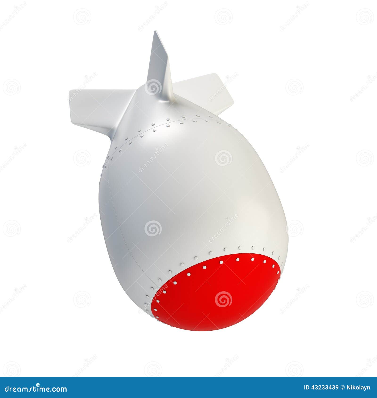 Big rocket bomb stock illustration. Illustration of weapon - 43233439