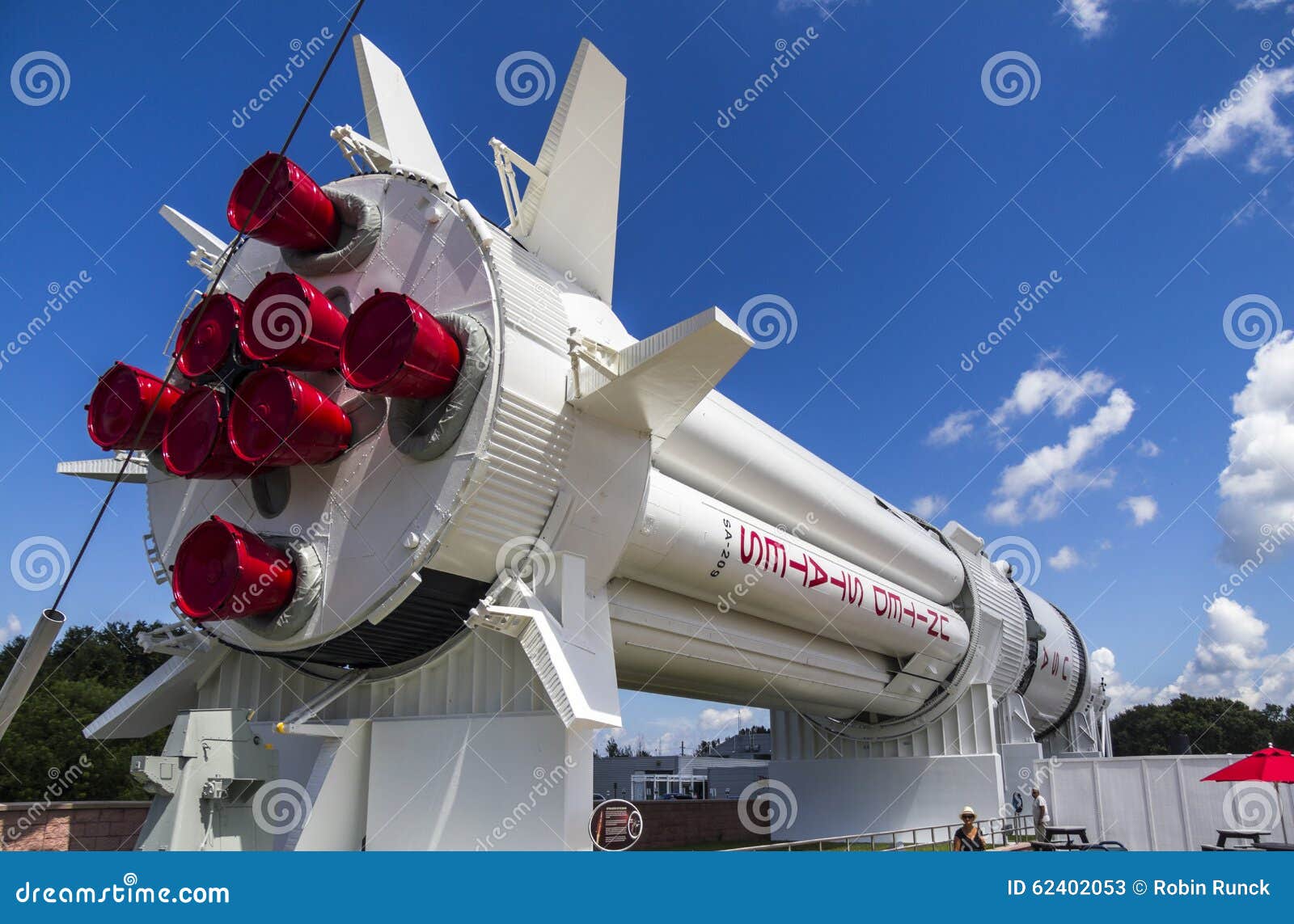 Big Rocket in Kennedy Space Center Editorial Stock Photo - Image of ...