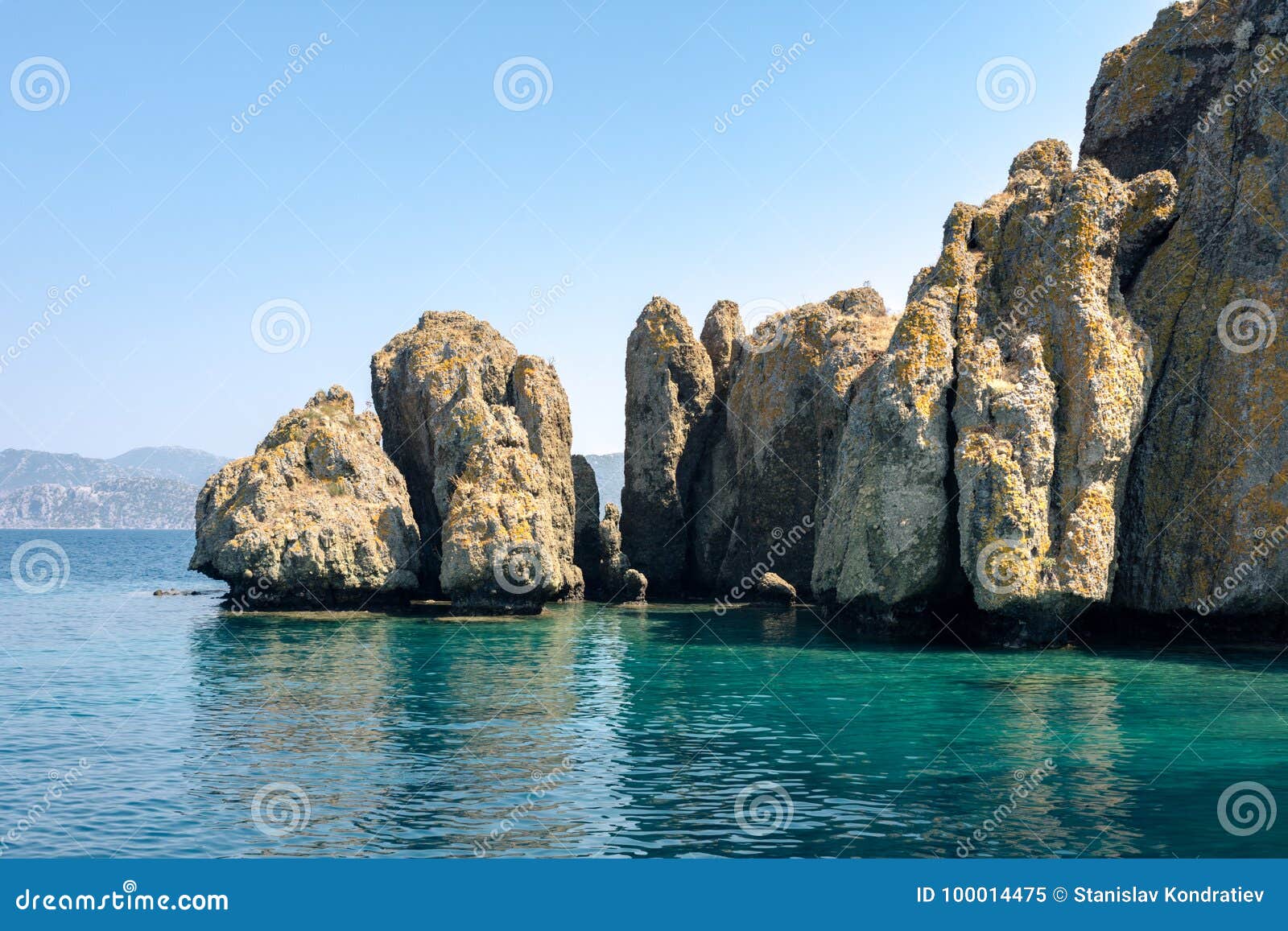 Big rocks and cliffs stock image. Image of outdoors - 100014475