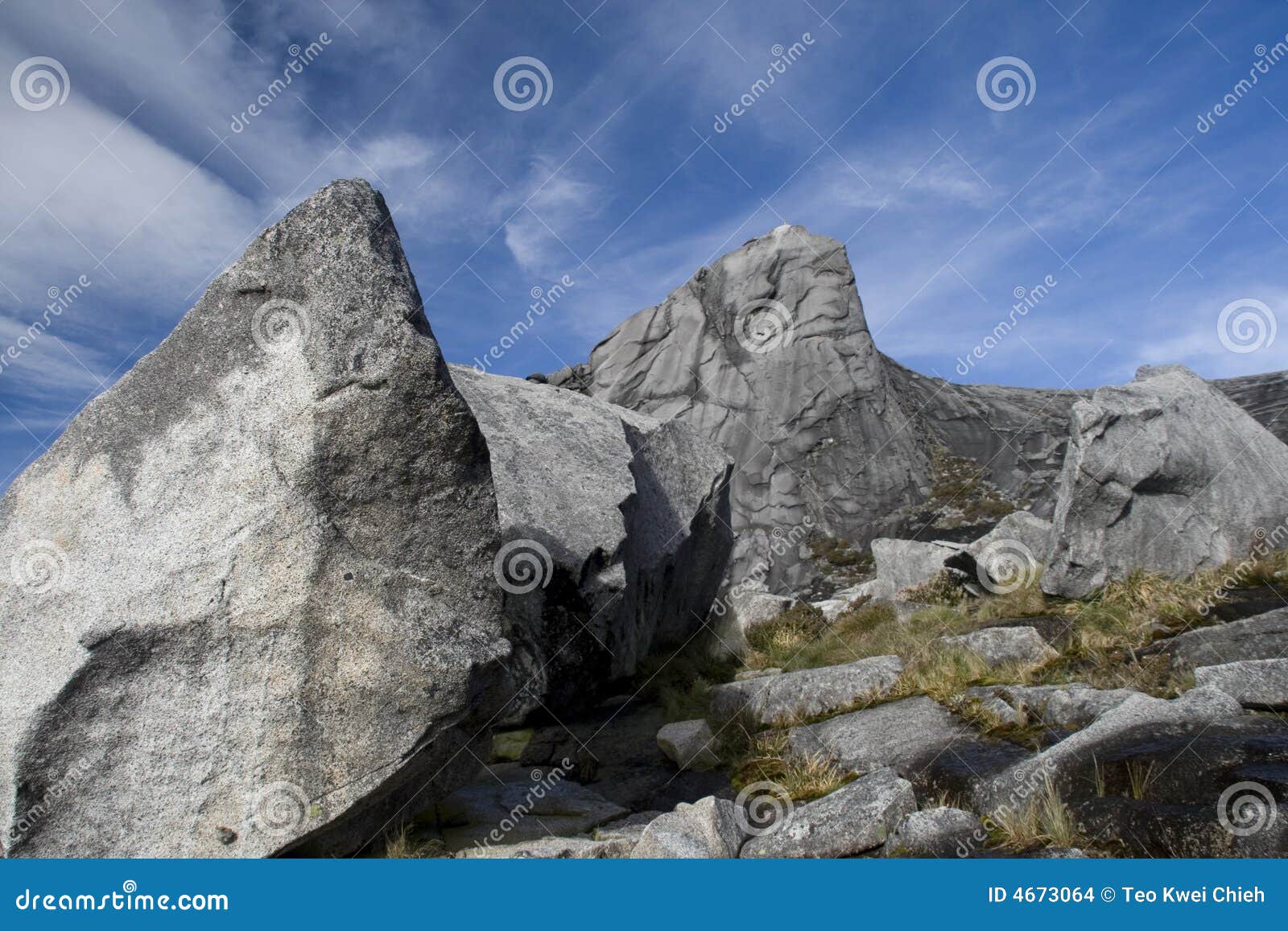 Big Rocks on the Peak of Mount Kinabalu Stock Photo - Image of rocky ...