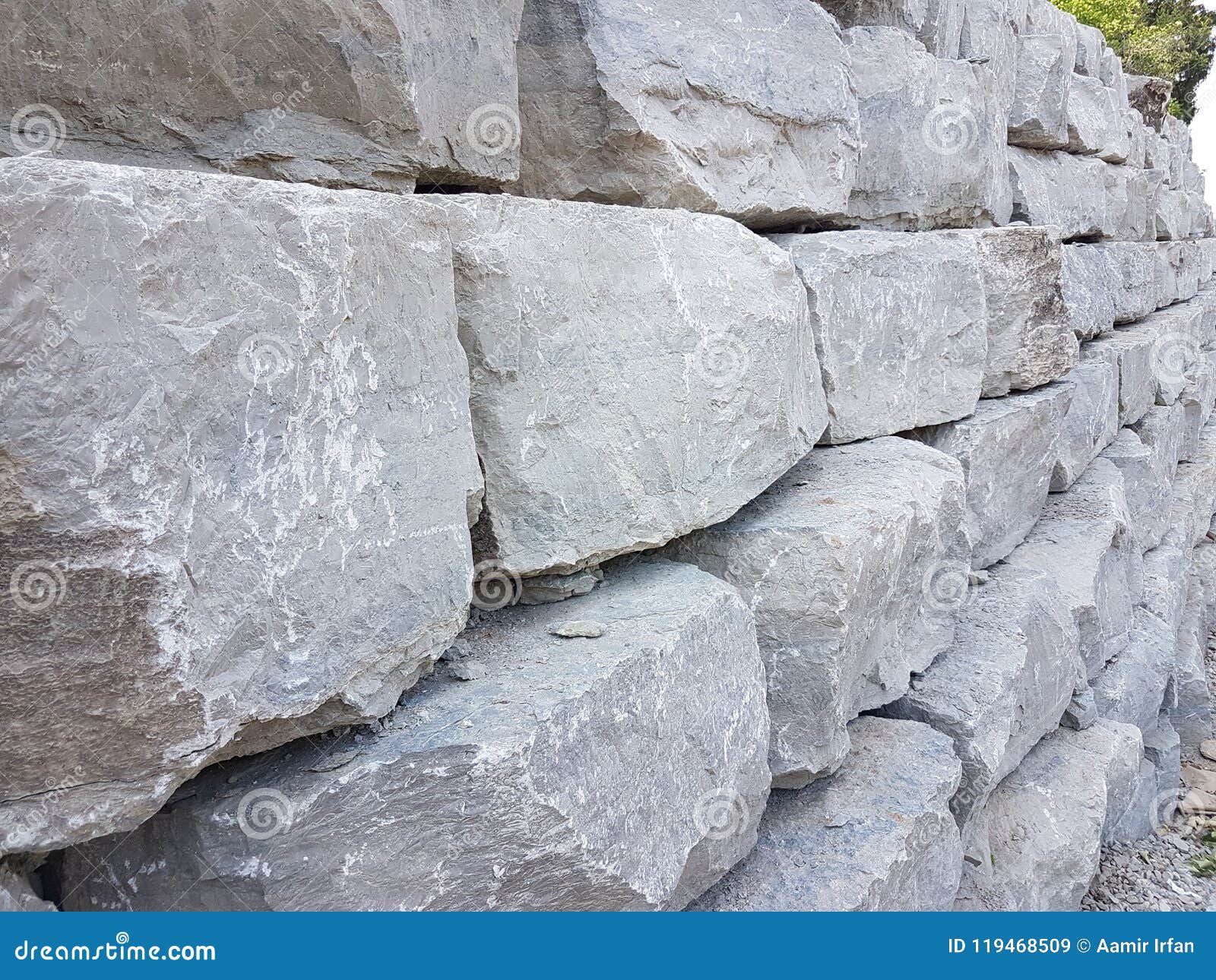 Big Rocks for the Purpose of Construction of Roads and Pathways Stock ...