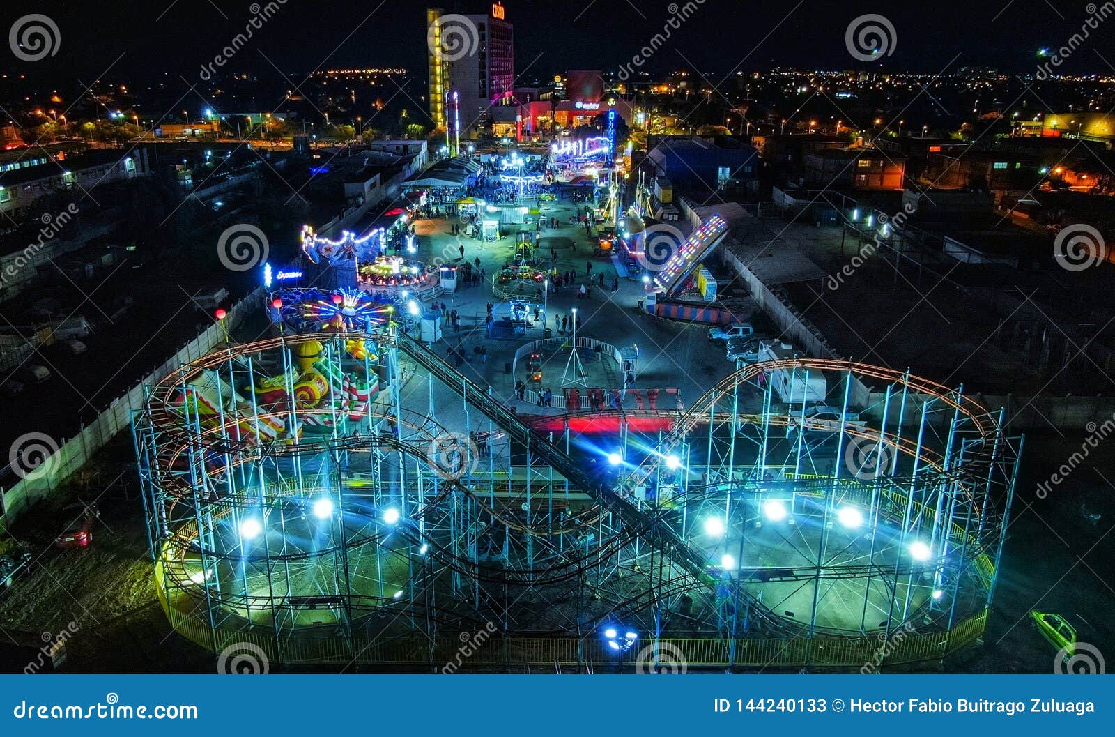The Big Roller Coaster in Chile Editorial Stock Photo - Image of roller ...