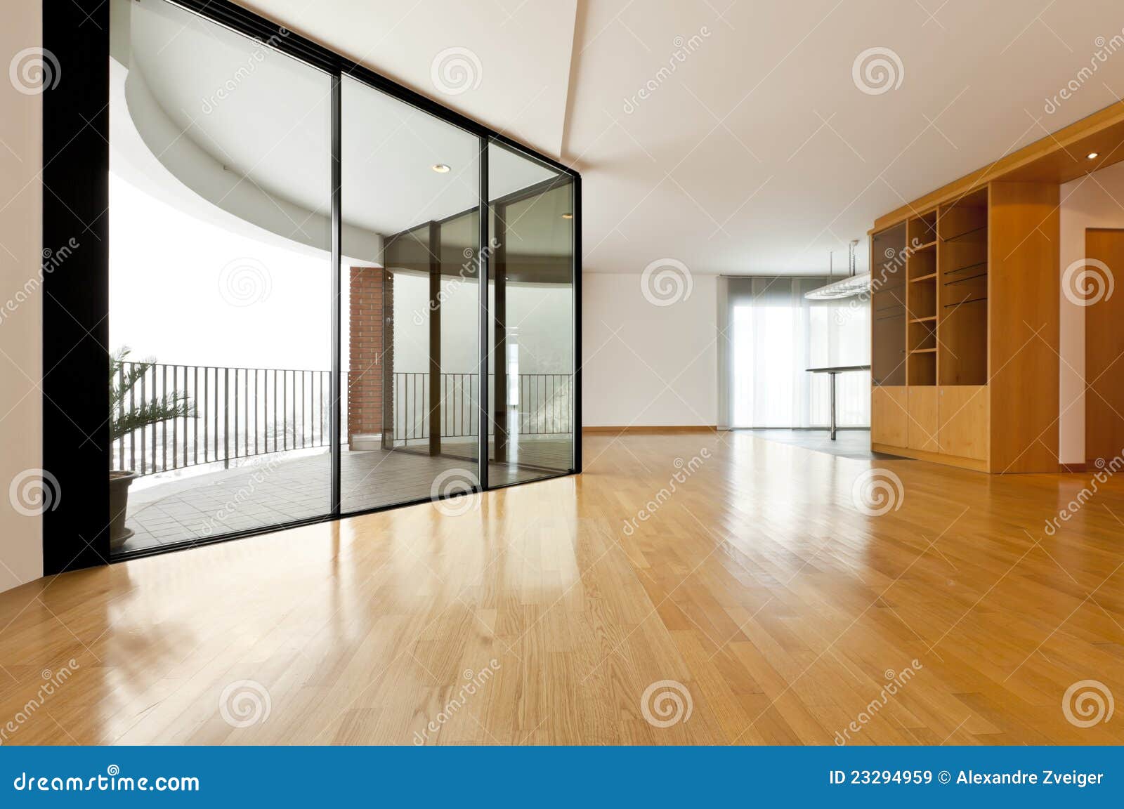 Big room with window stock image. Image of perspective - 23294959