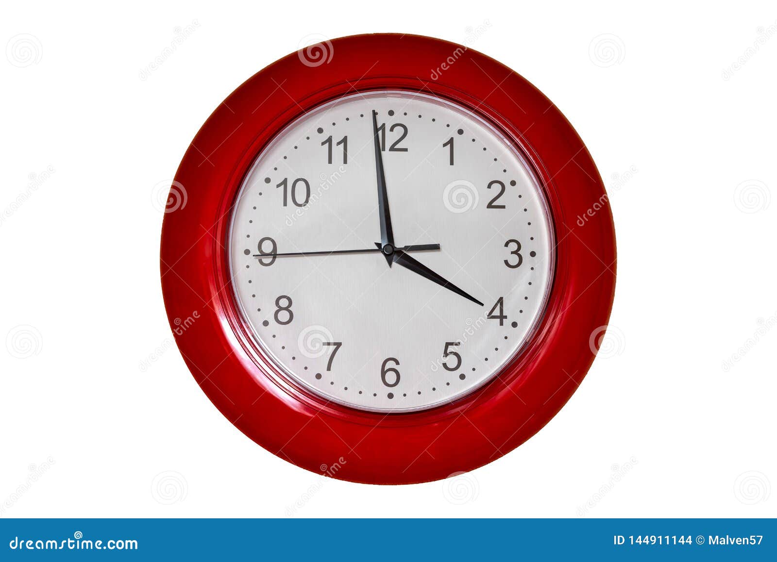 Big Round Clock Separately and Closeup Stock Photo - Image of color ...