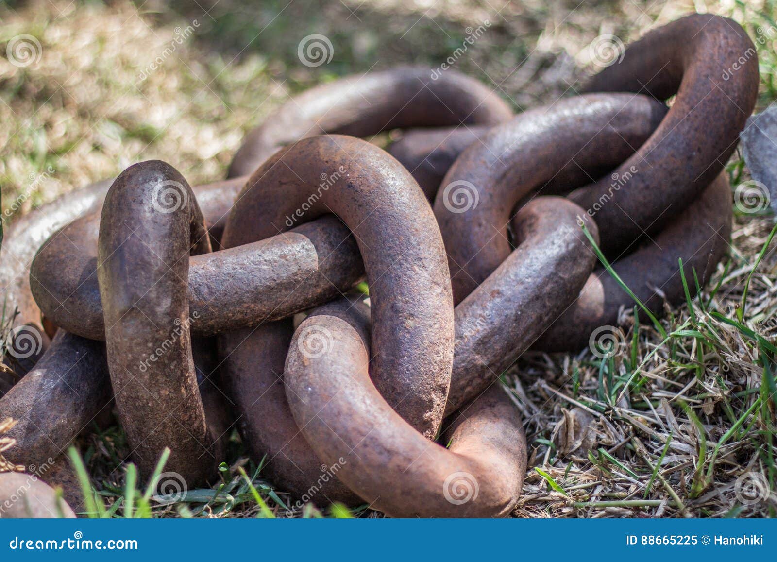 Big rusty chain stock image. Image of gray, strength - 88665225