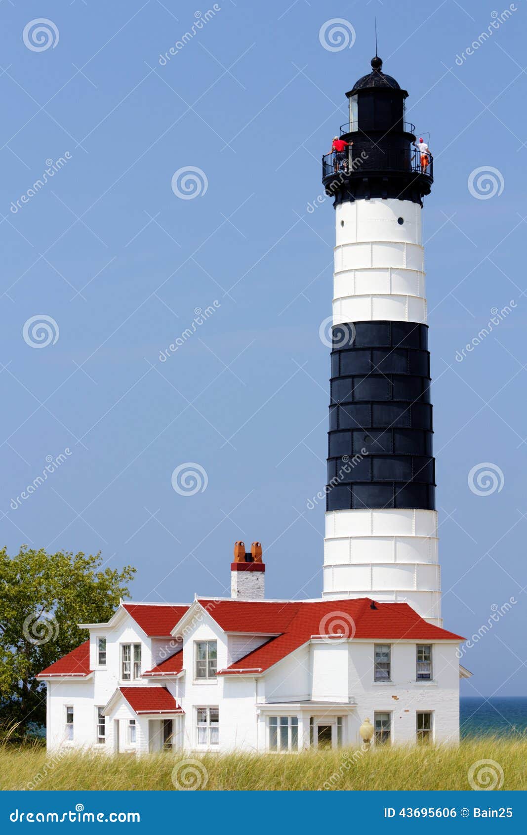 Big Sable Lighthouse editorial photo. Image of white - 43695606