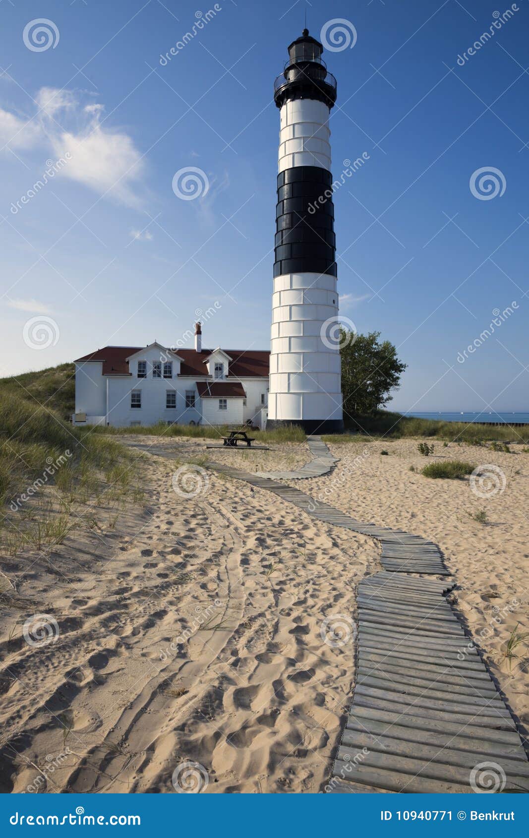 Big Sable Point Lighthouse stock image. Image of 1874 - 10940771