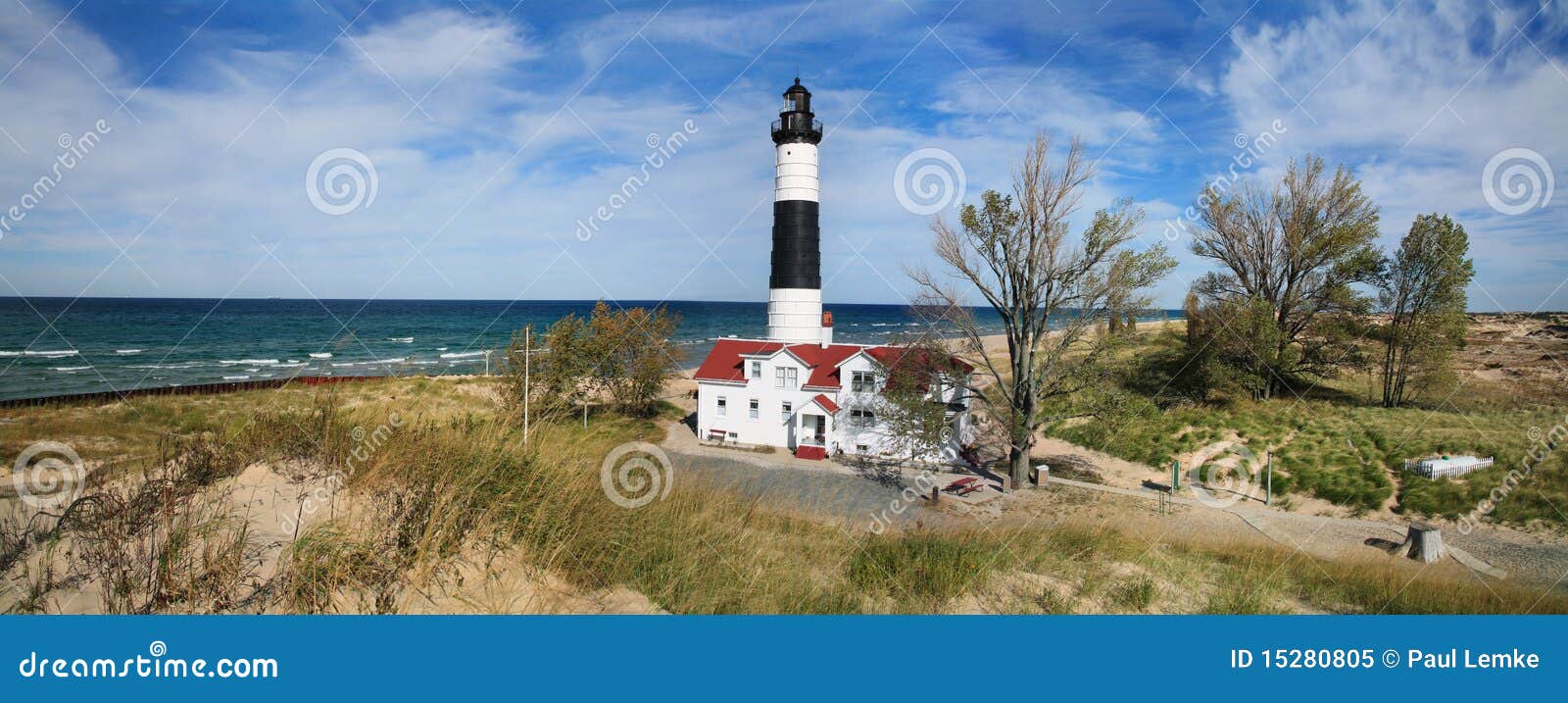 Big Sable Point Lighthouse stock image. Image of ludington - 15280805