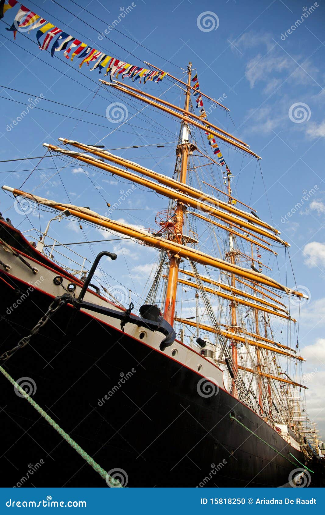 Big sail ship stock photo. Image of historical, regatta - 15818250