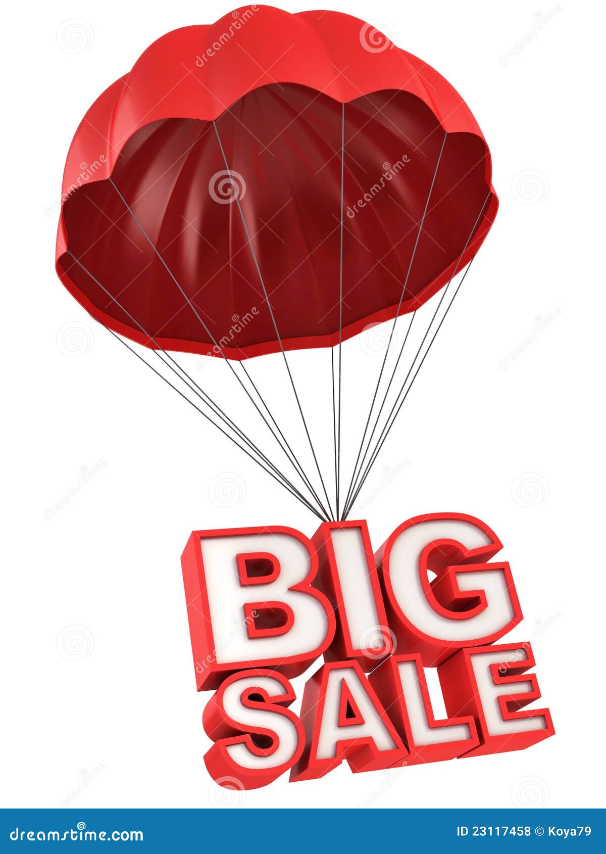 Parachute Message Labels Cartoon Vector | CartoonDealer.com #19476871