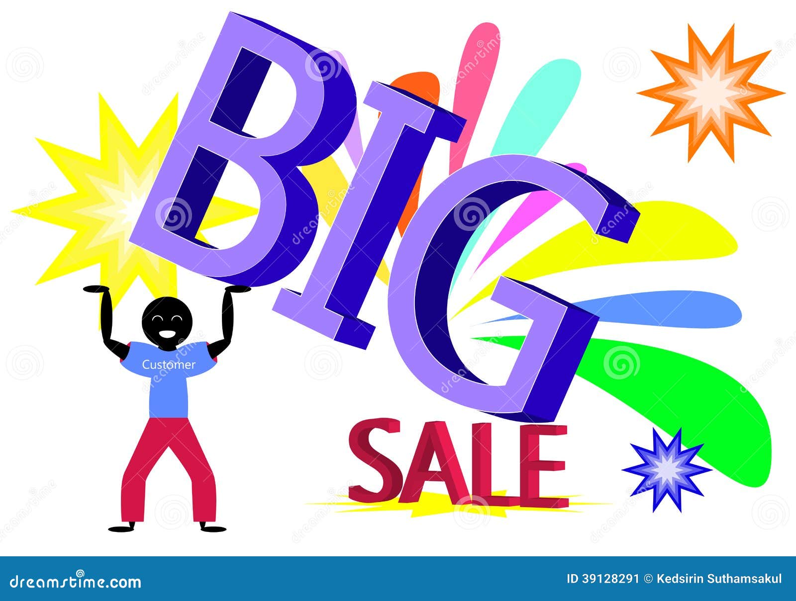 Big sale design stock vector. Illustration of coupon - 39128291