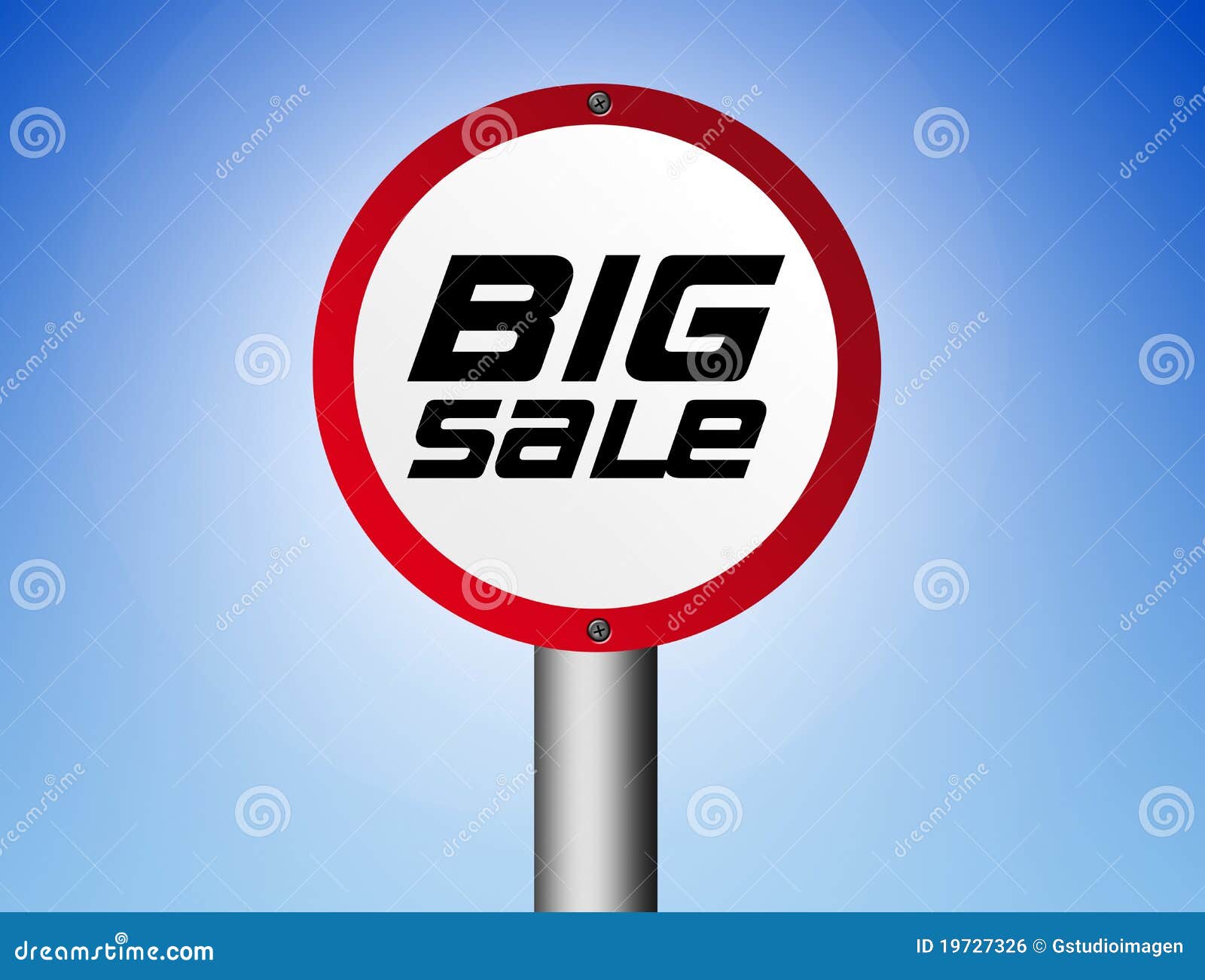 Big sale sign stock illustration. Illustration of business - 19727326