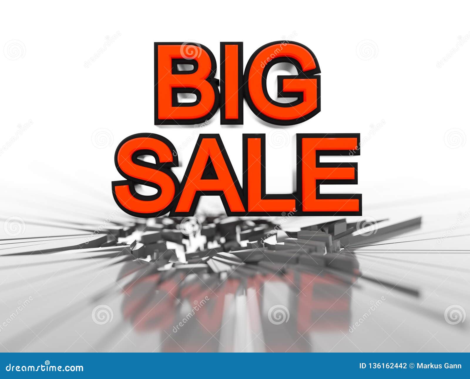 Big sale sign stock illustration. Illustration of giant - 136162442