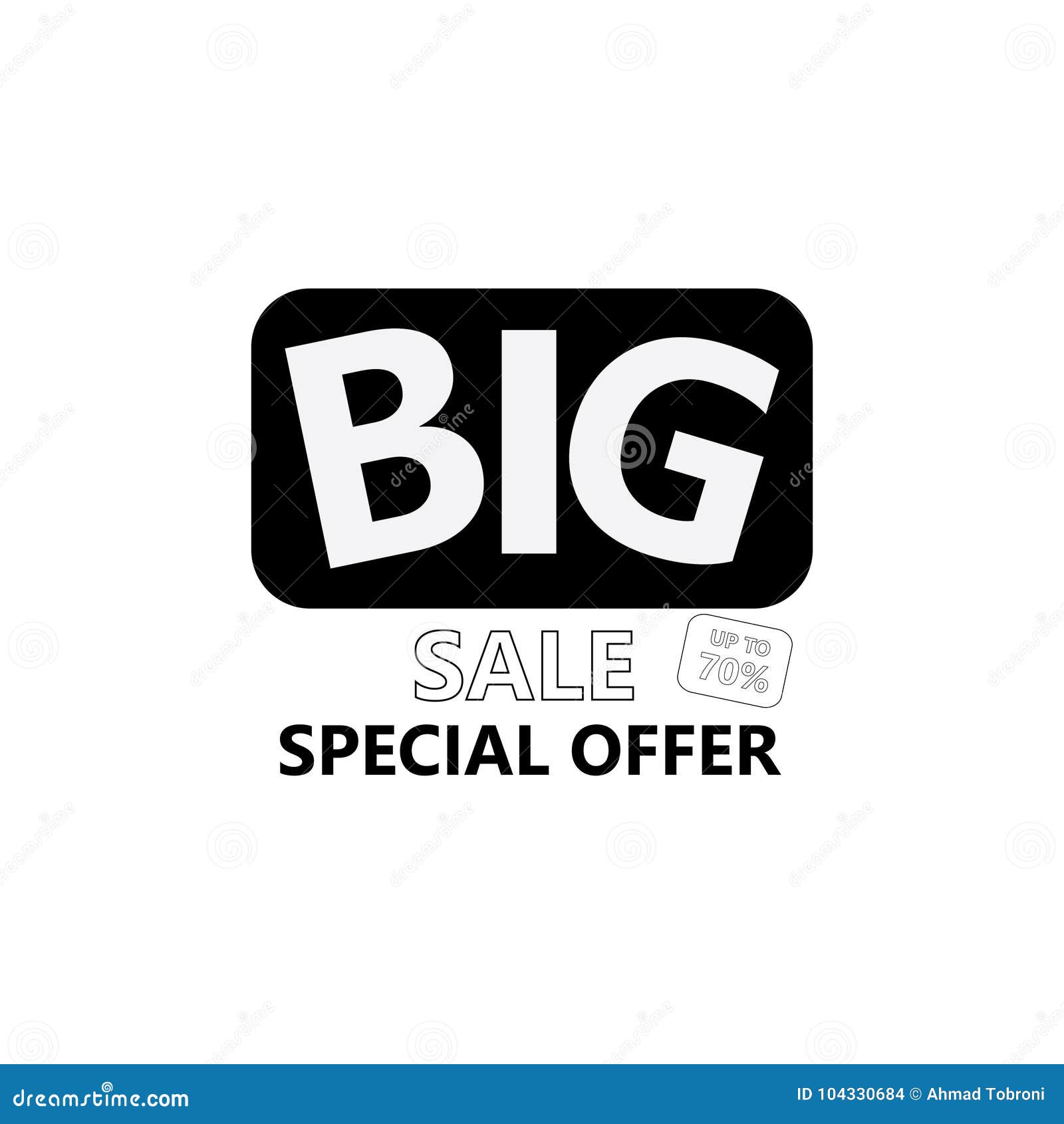 Big Sale Special Offer Logo Vector Template Design Stock Vector ...