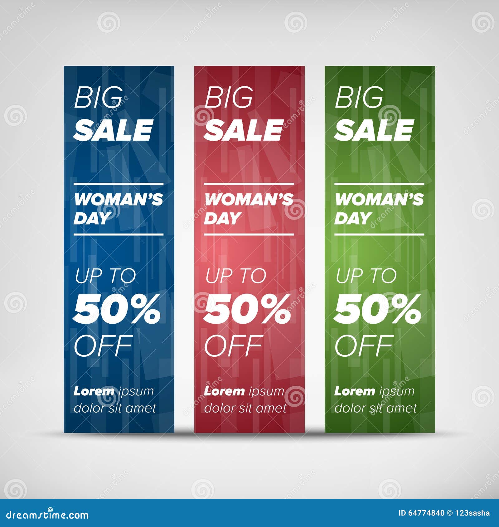 Big sale vertical banners stock vector. Illustration of template - 64774840