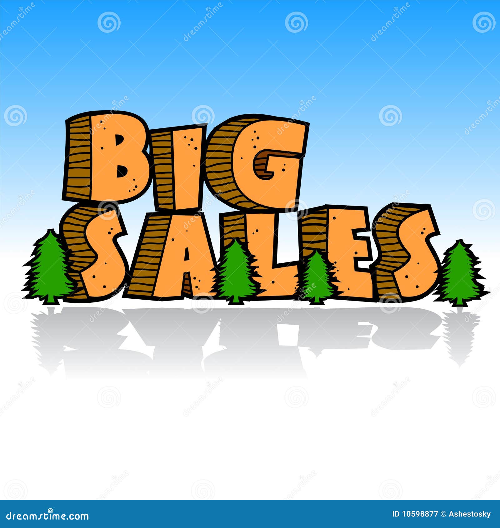 Big sales cartoon concept stock vector. Illustration of stone - 10598877