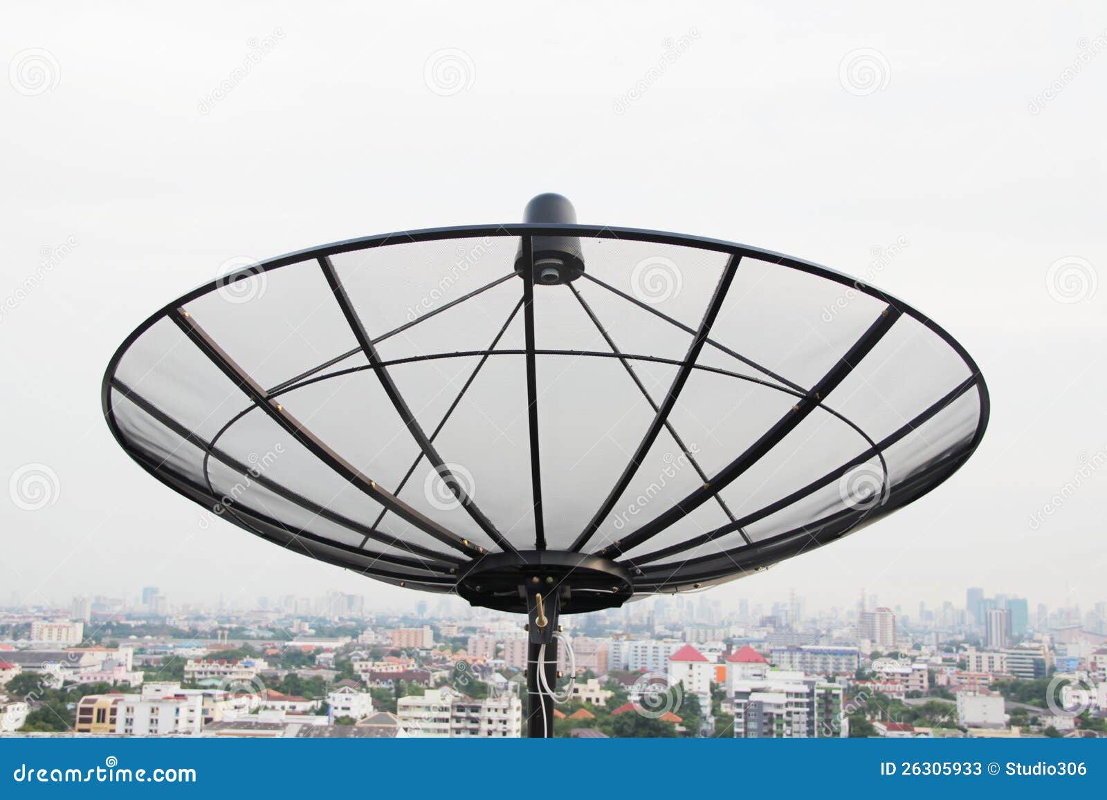 Big Satellite stock image. Image of dark, digital, aerial - 26305933