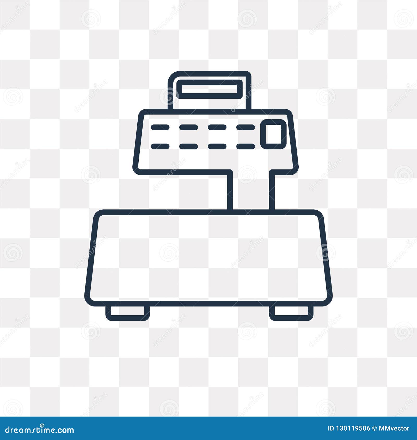 Big Scale Vector Icon Isolated on Transparent Background, Linear Stock ...