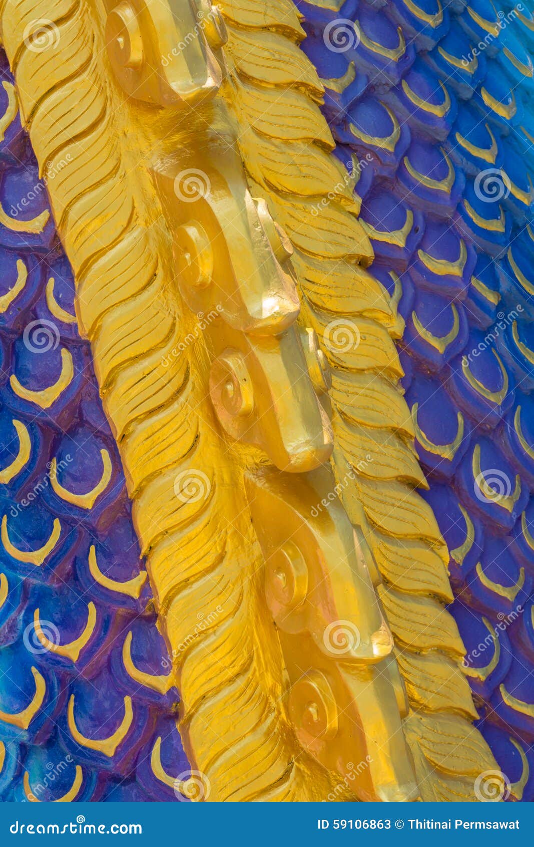 The Big Scaly Naga Snake Stock Photo | CartoonDealer.com #59105982