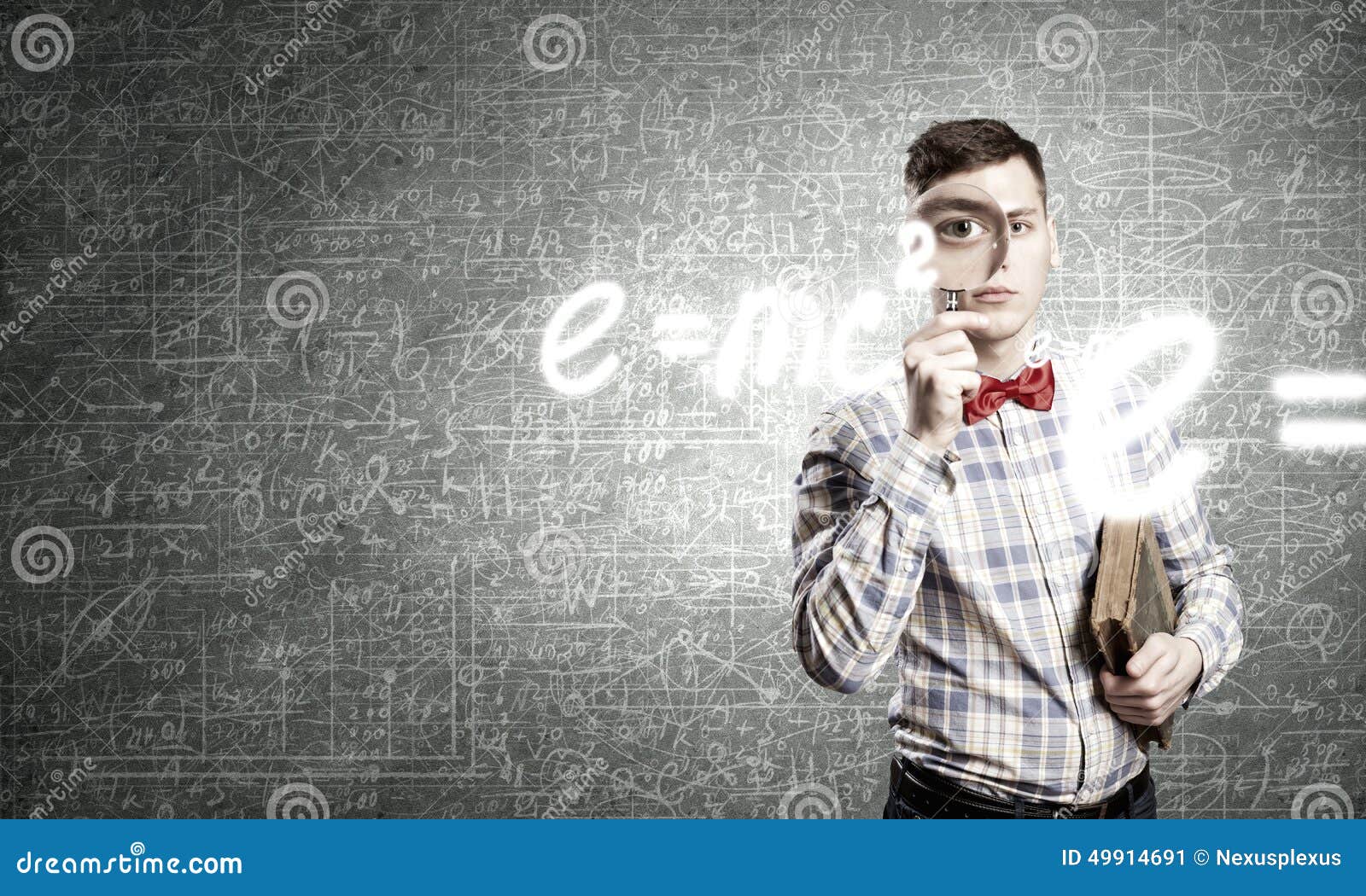 Big science head stock image. Image of lesson, face, intelligent - 49914691