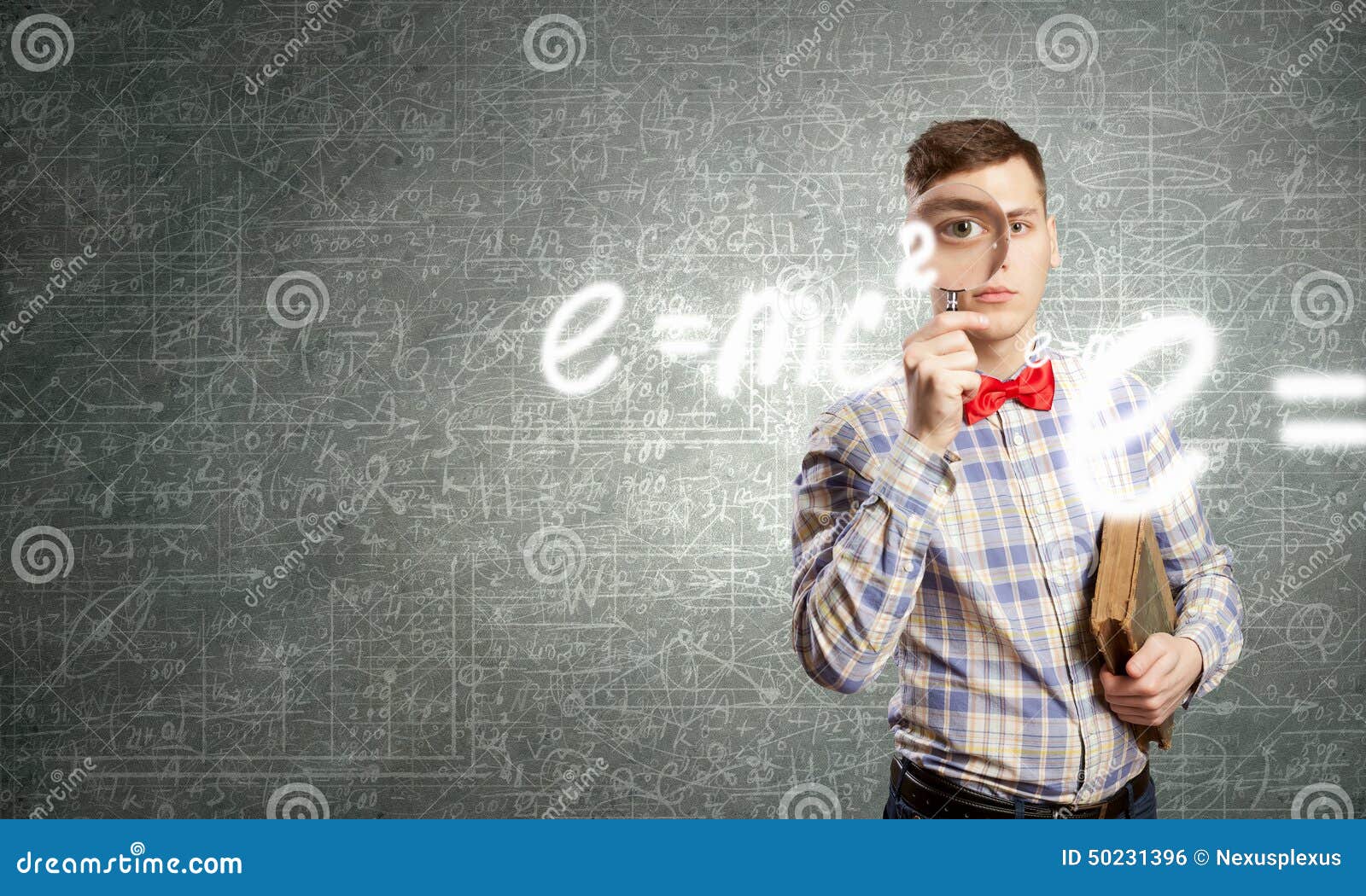 Big science head stock photo. Image of looking, young - 50231396