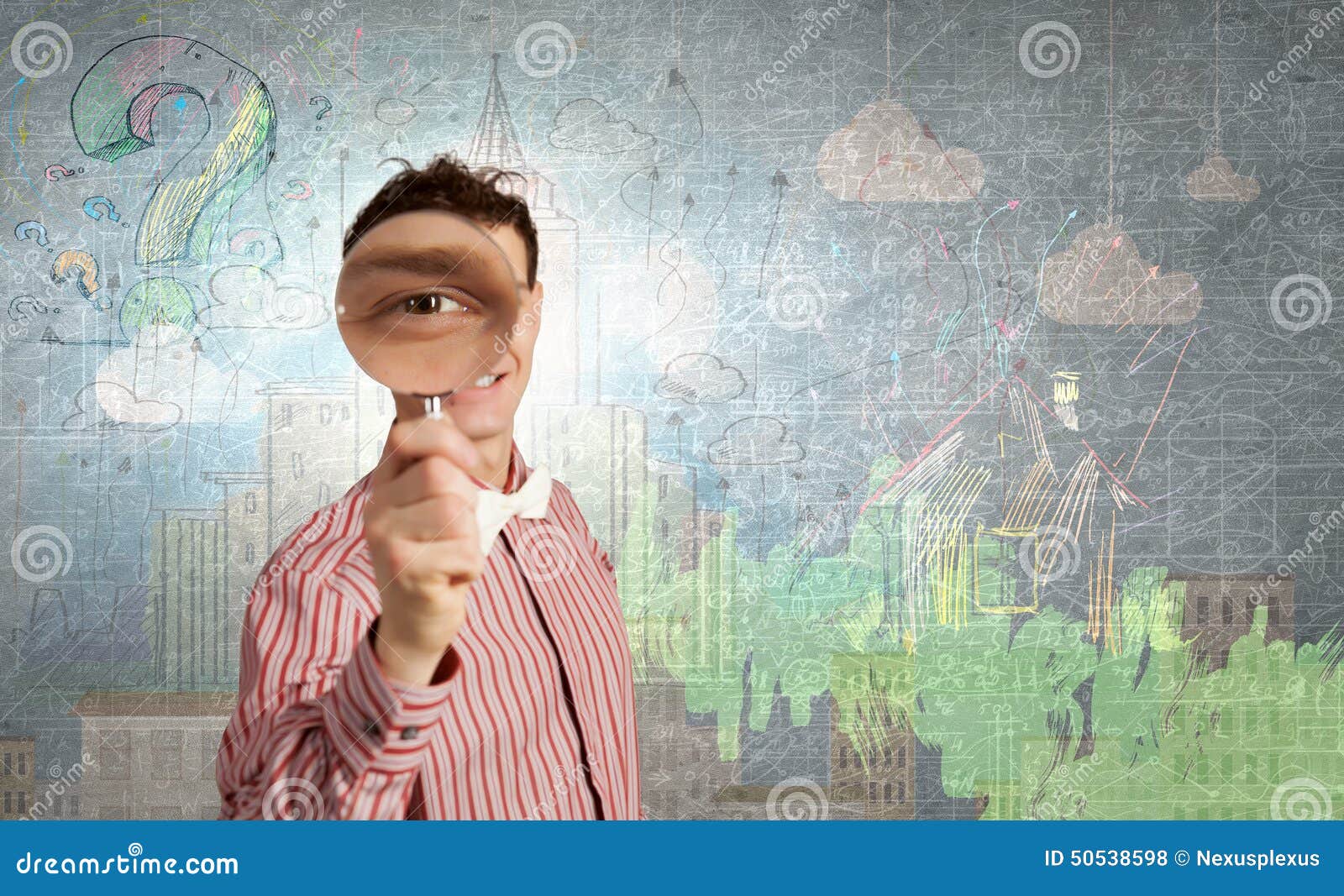 Big science head stock photo. Image of education, genius - 50538598