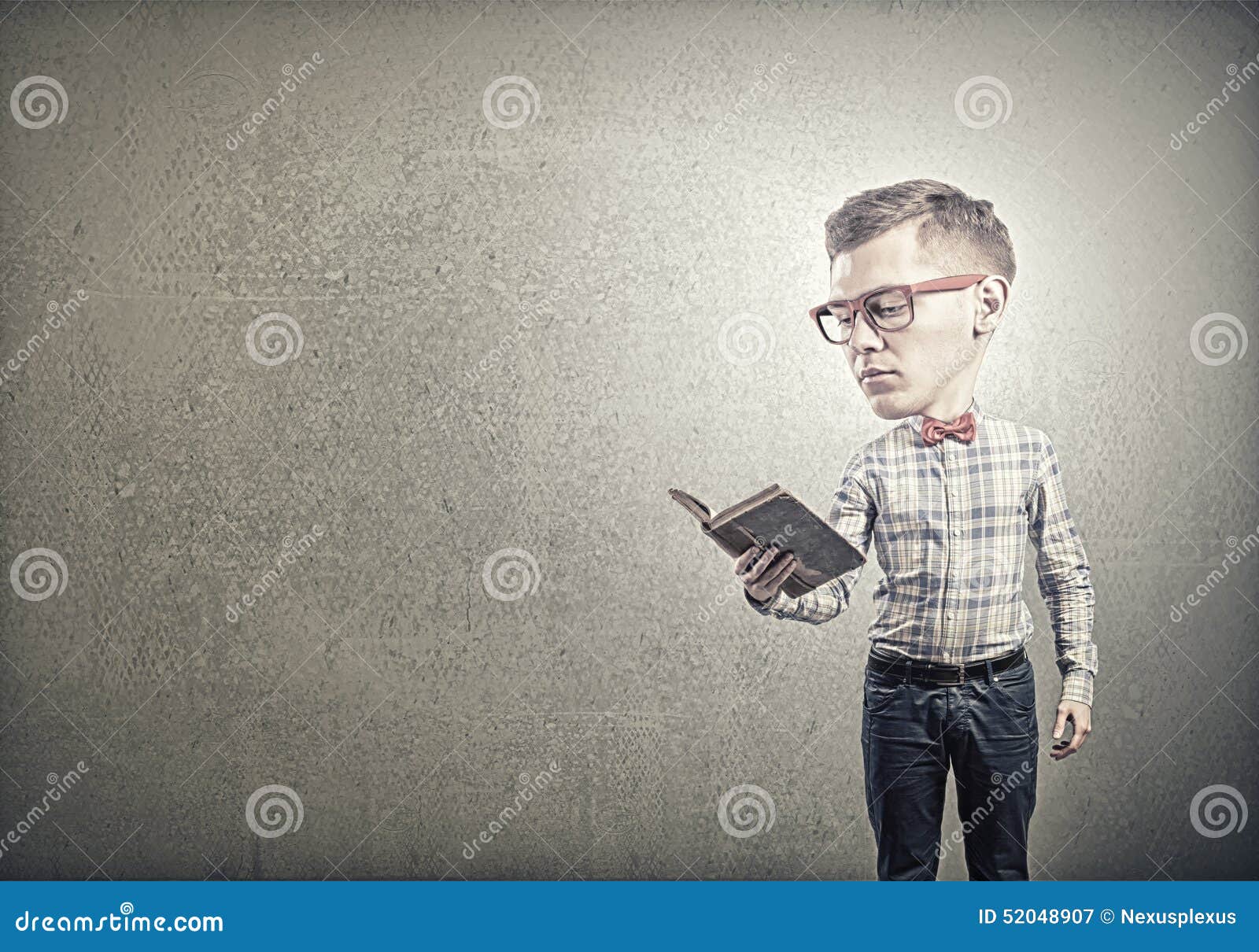 Big science head stock image. Image of face, looking - 52048907