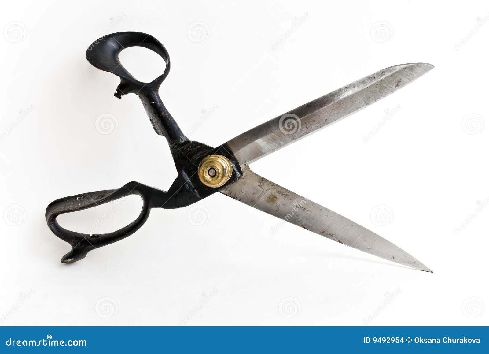 Big scissors stock photo. Image of handle, rusty, cutting - 9492954