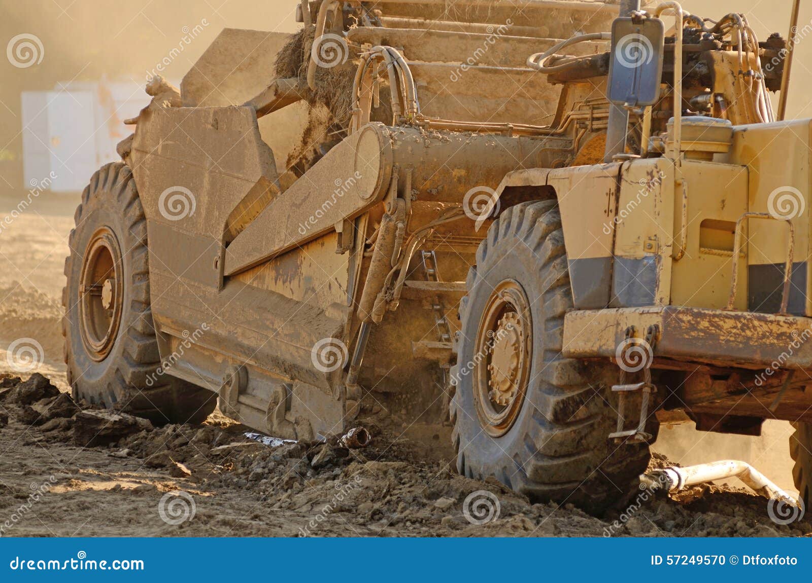 Big Scraper stock photo. Image of machinery, blade, dirtwork - 57249570