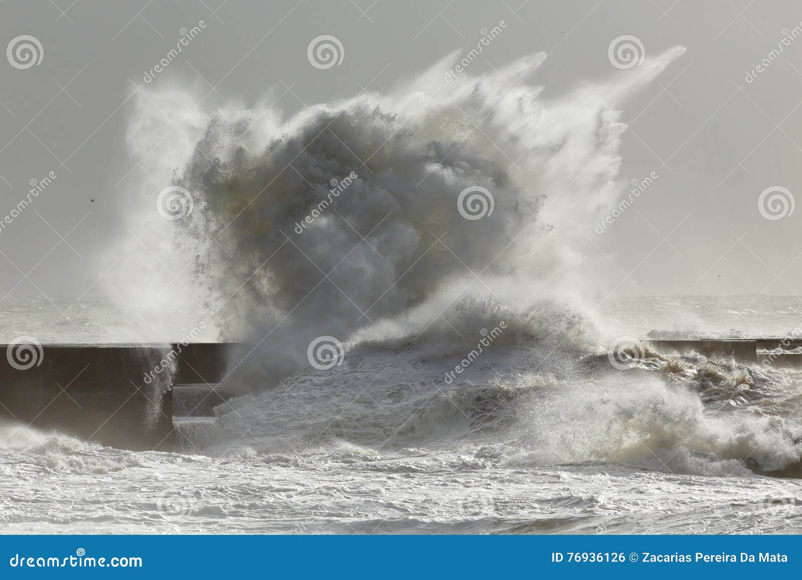 Big sea waves splash stock photo. Image of ocean, color - 76936126