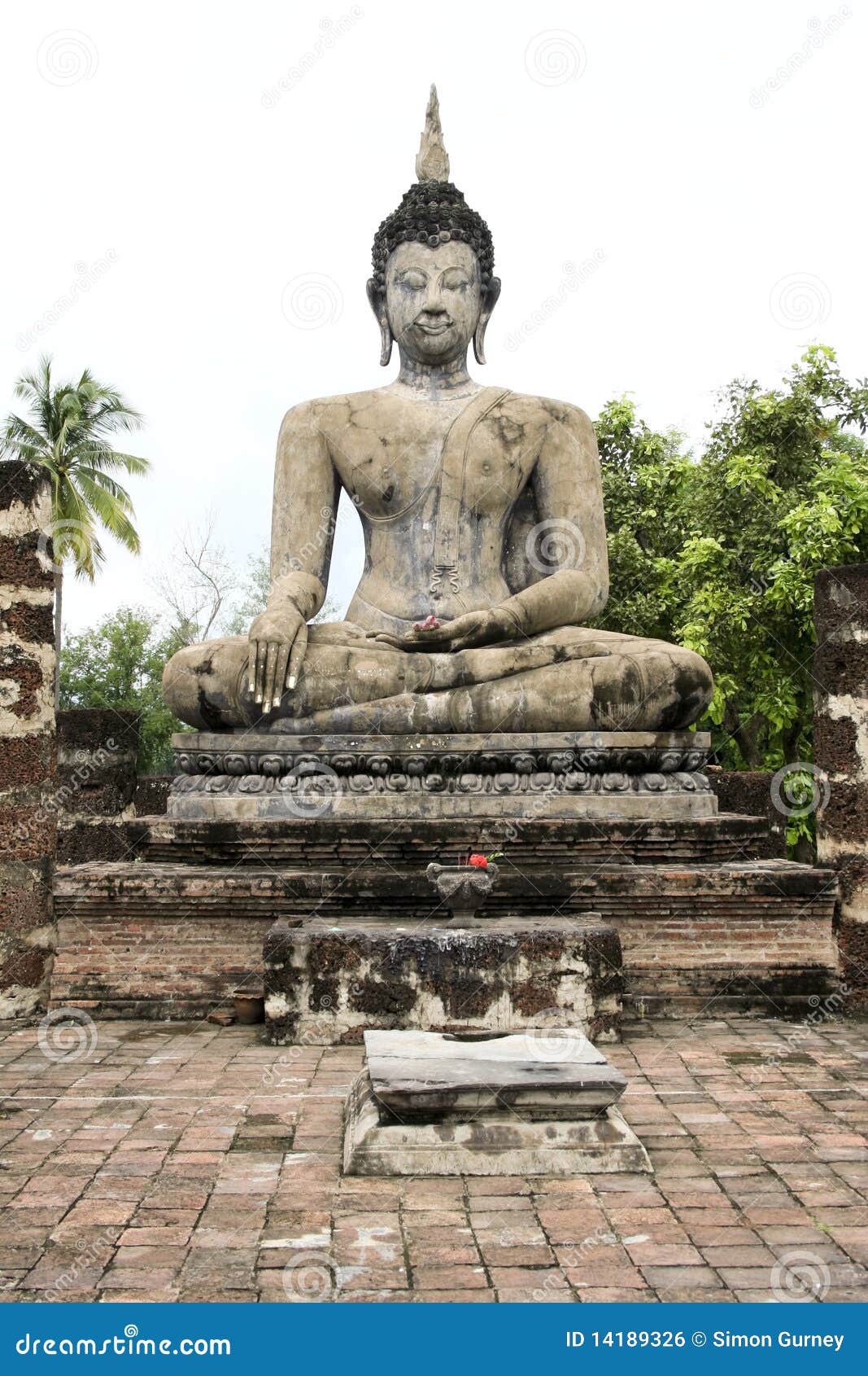 SEATED BUDDHA SIDE VIEW Stock Photo | CartoonDealer.com #25193724