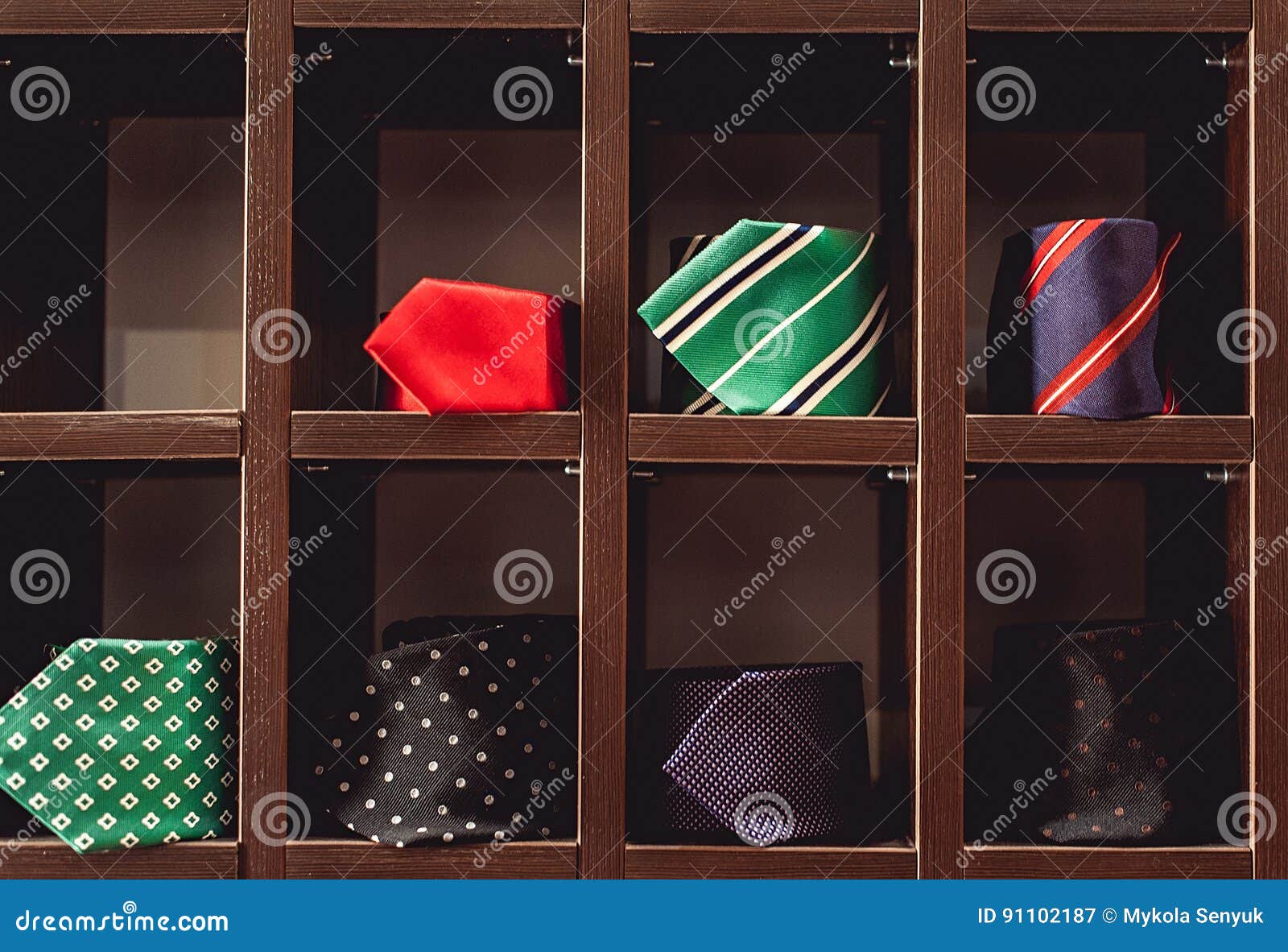 Big Selection of Classic Silk Neck Ties Stock Image - Image of italian ...
