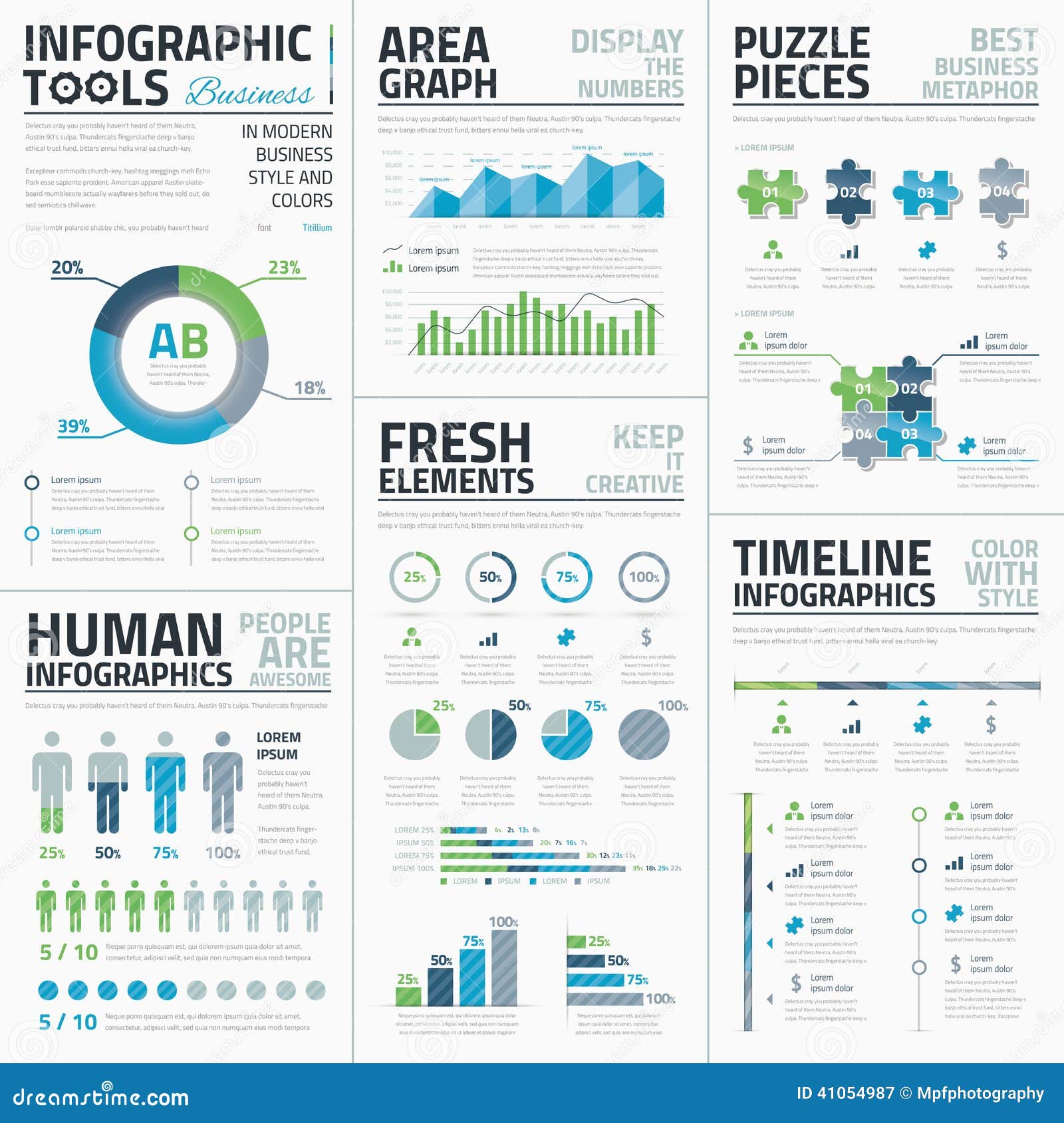 Big Set of Awesome Infographic Vector Elements for Stock Vector ...