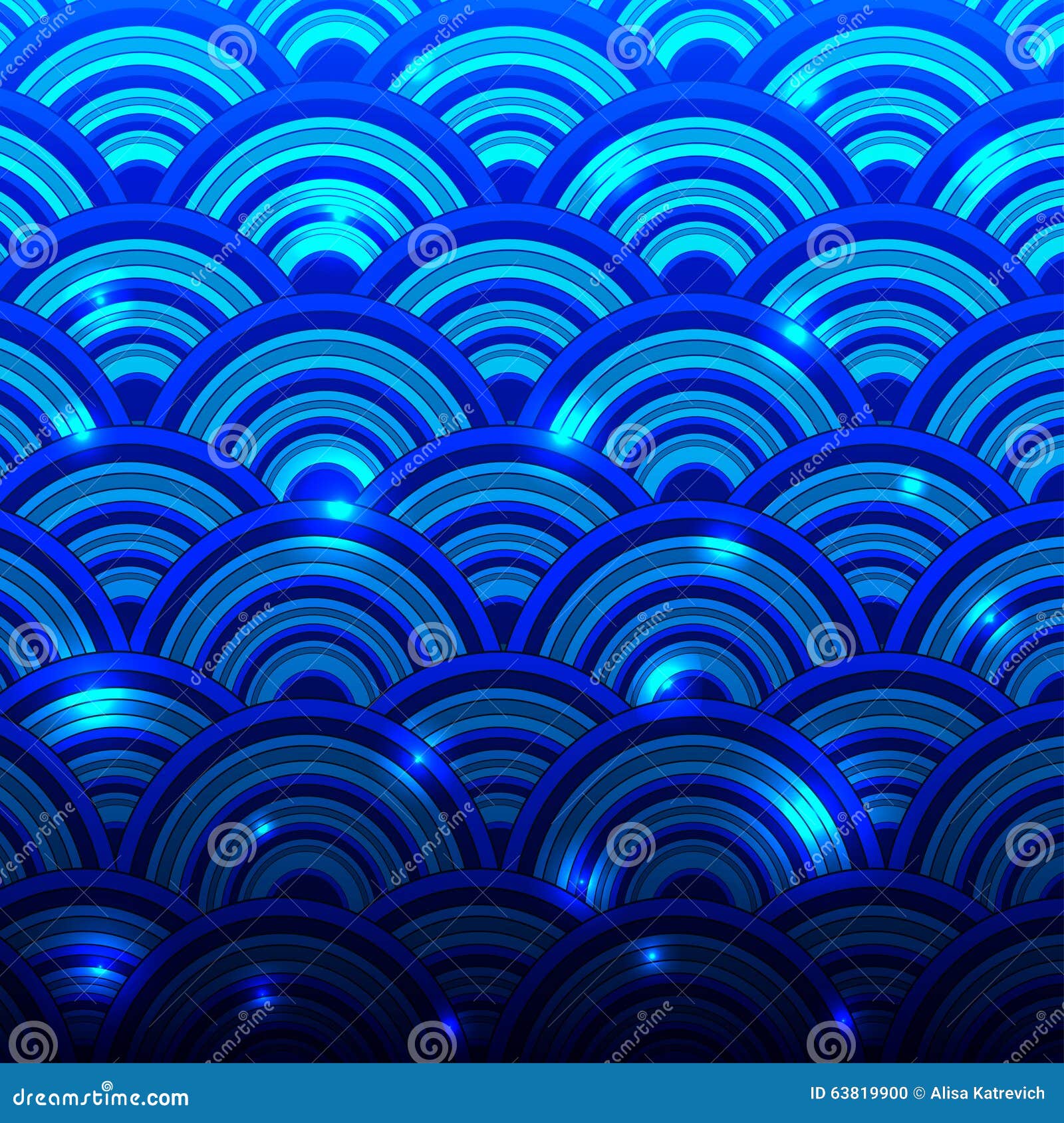 Big Set of Blue Technical Backgrounds. Vector Stock Vector ...