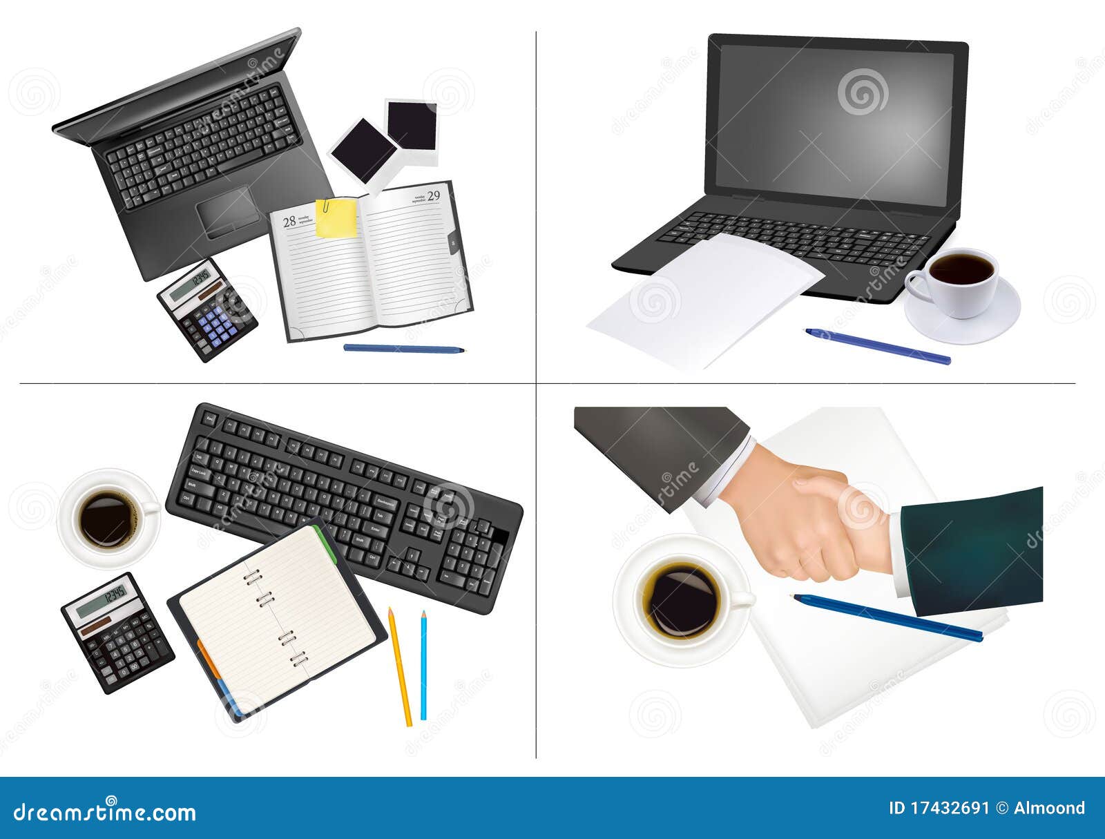 Big Set of Business and Office Supplies. Stock Vector - Illustration of ... Big Set of Business and Office Supplies. Stock Vector - Illustration of ...