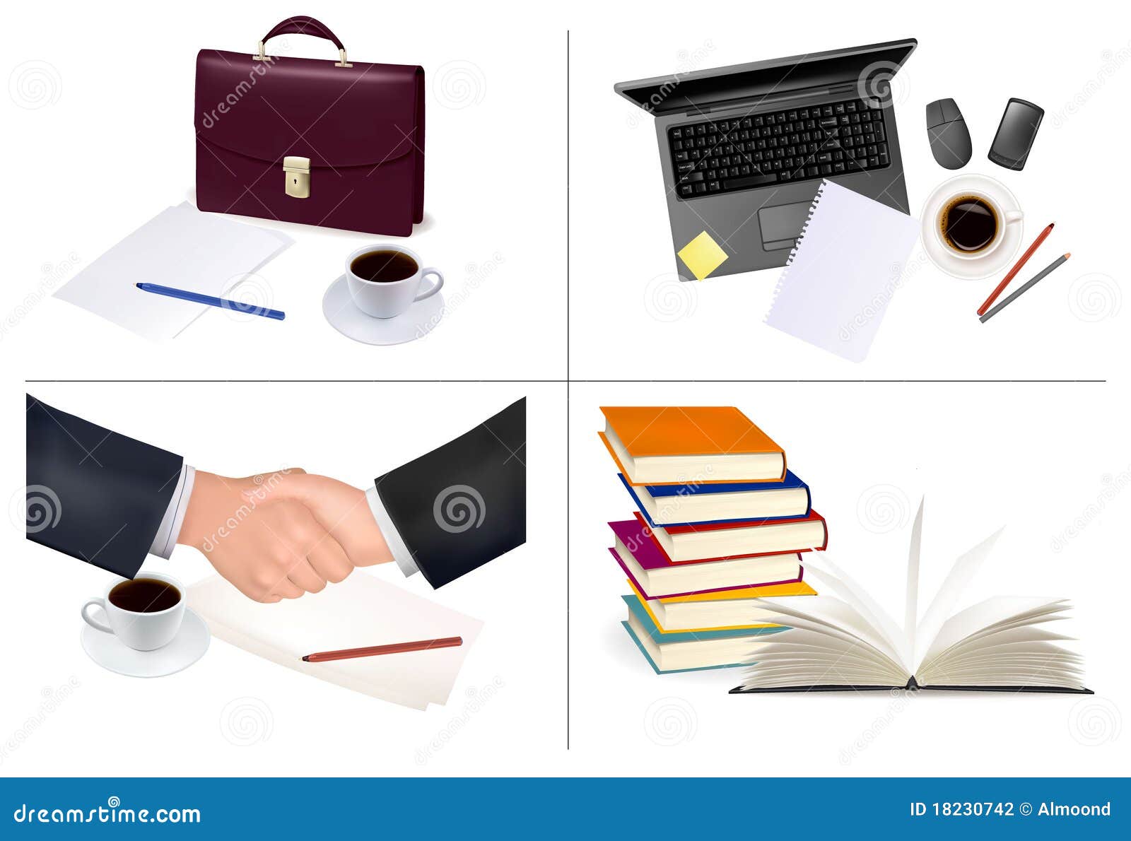 Big Set of Business and Office Supplies. Stock Vector - Illustration of ... Big Set of Business and Office Supplies. Stock Vector - Illustration of ...
