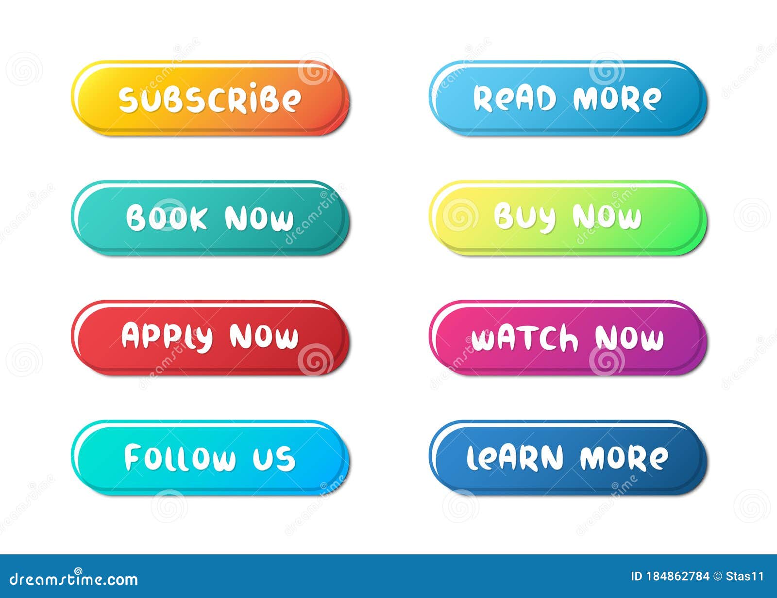 Big Set of Buttons for Design. Vector Illustration Stock Vector ...