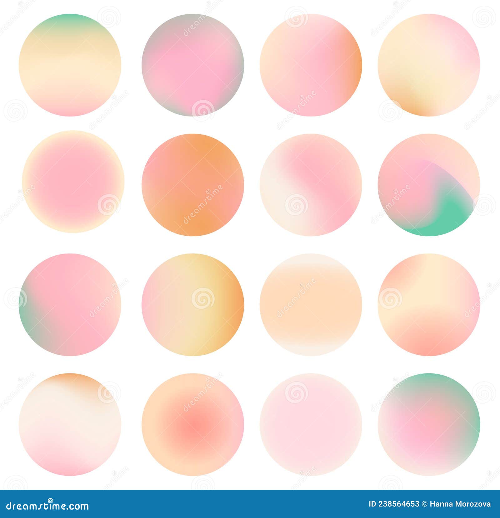 Big Set of Contemporary Gradient Highlight Covers. Stock Vector ...