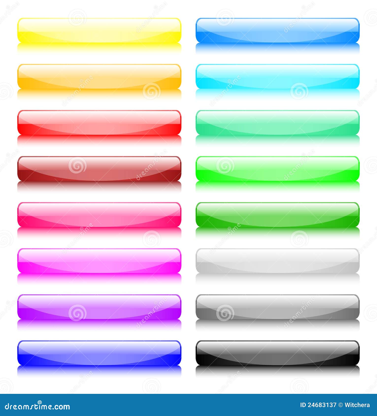 Big set of shiny buttons stock illustration. Illustration of design ...