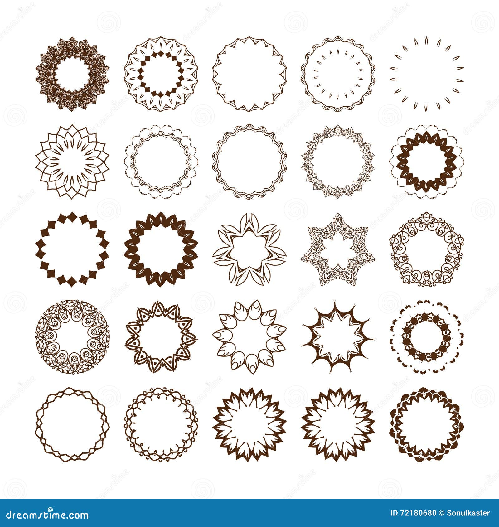 Big Set of Simple Linear Monograms. Stock Vector - Illustration of ...