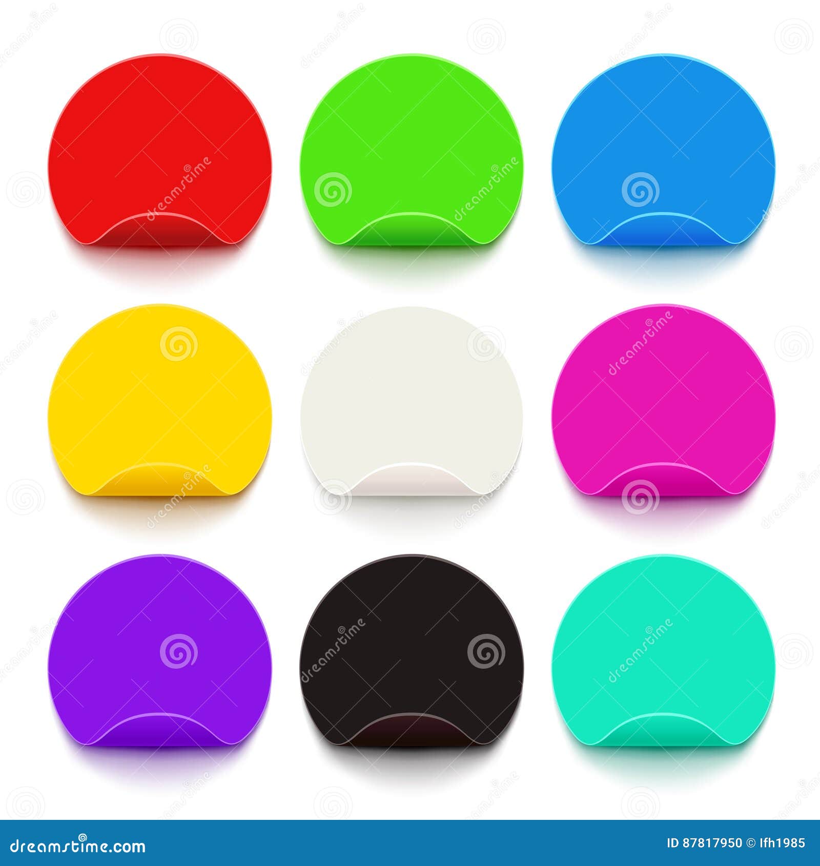 Big set of stickers stock vector. Illustration of design - 87817950