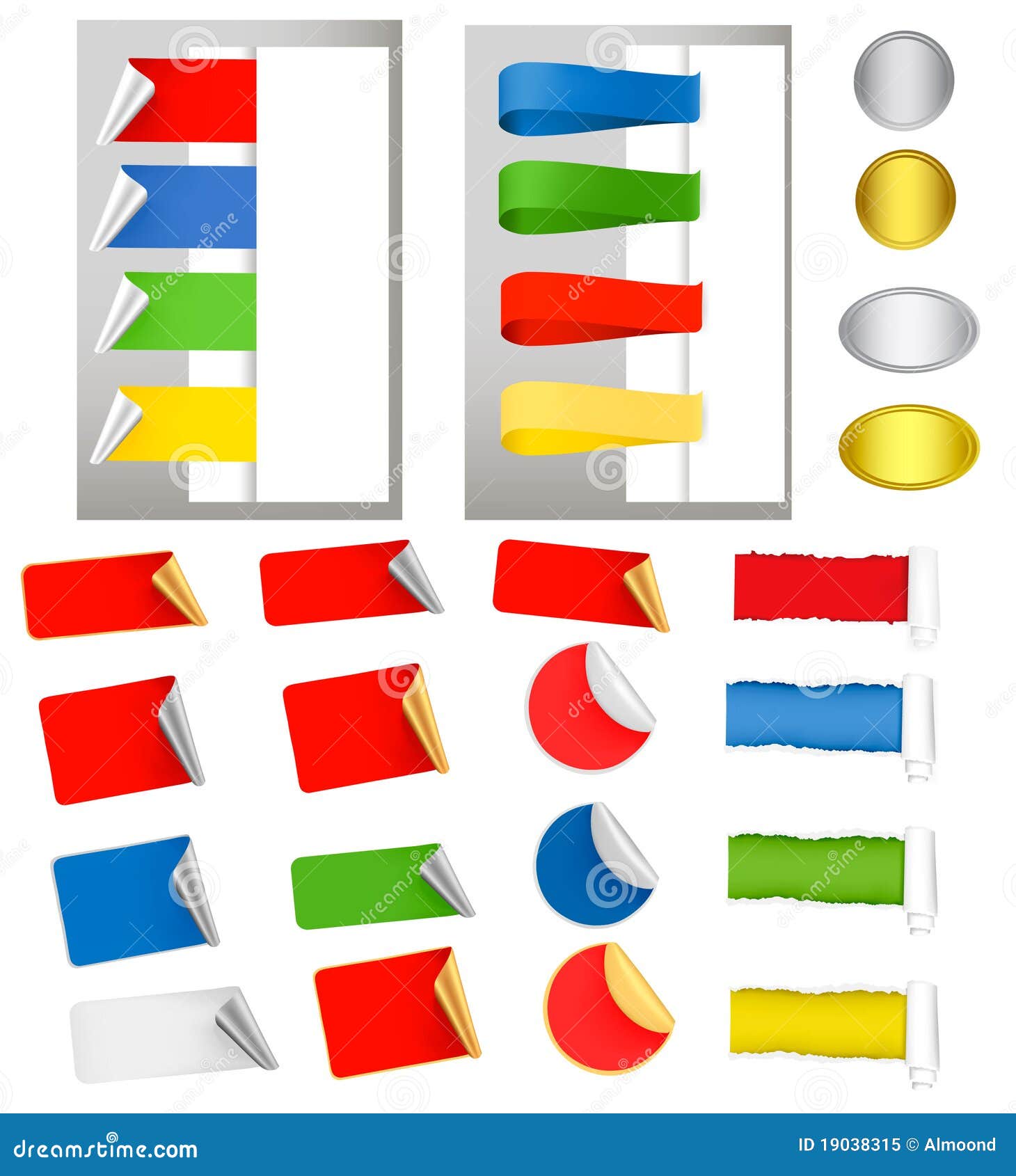 Separation Fold Background In The Middle Of White Paper Fabric ...