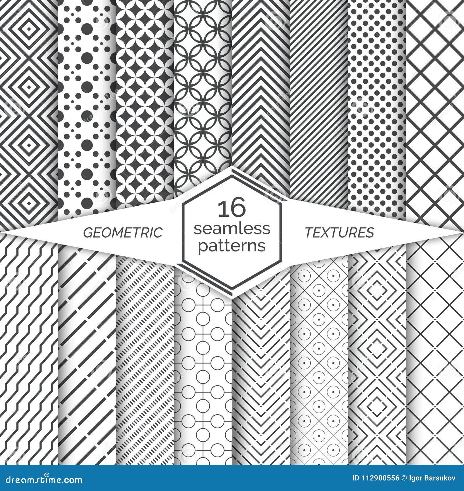 Big Set of Vector Seamless Patterns Stock Vector - Illustration of ...