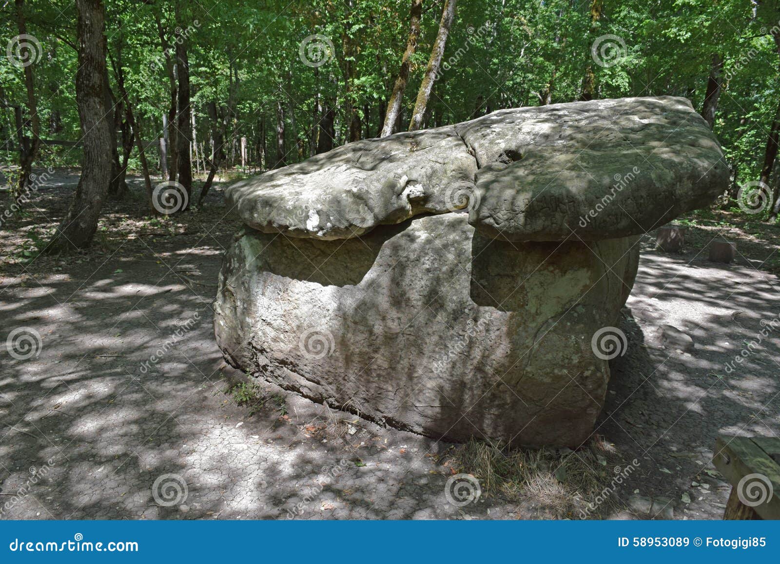 Big Shapsug dolmen stock image. Image of architecture - 58953089
