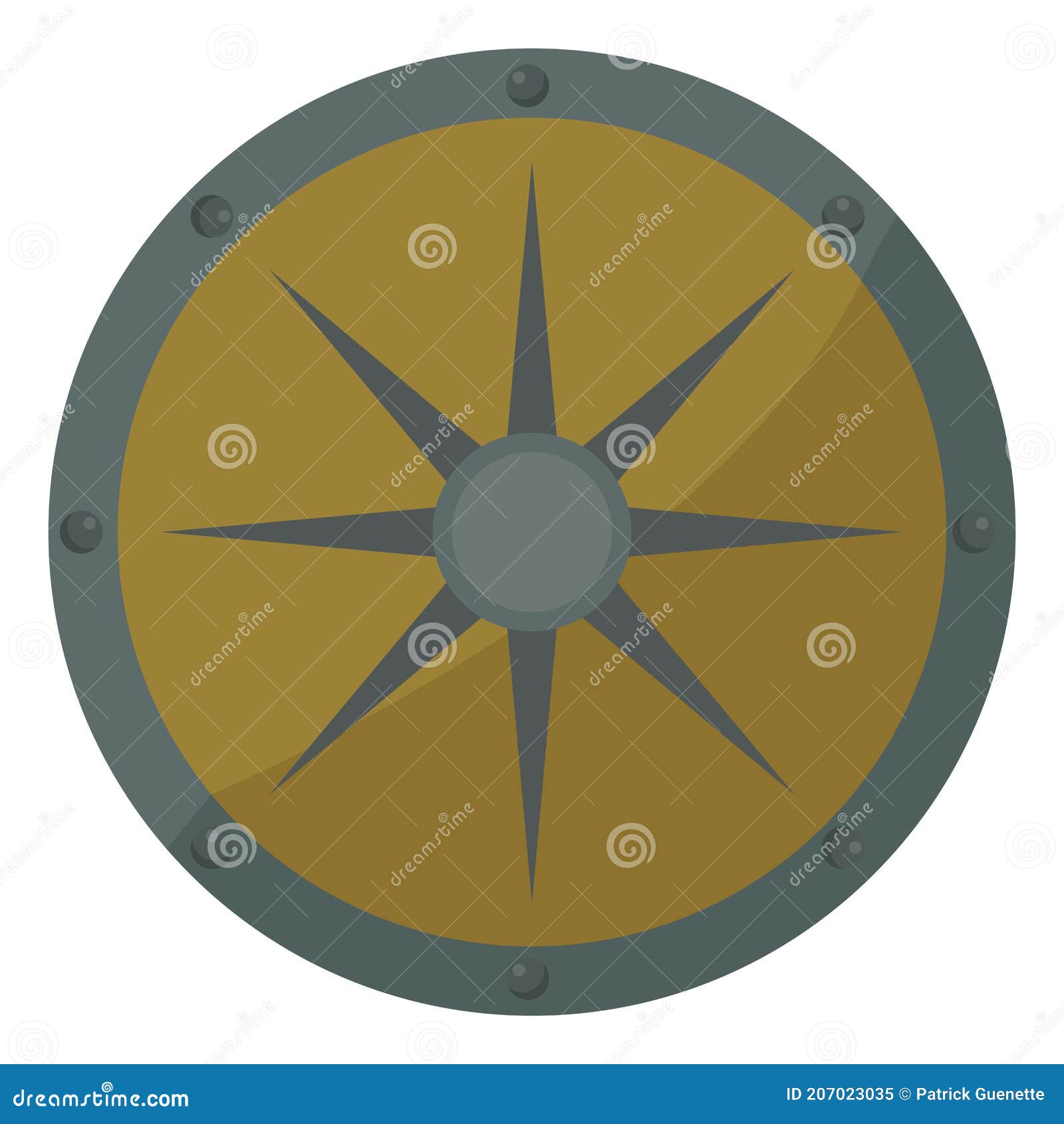 Big Shield, Illustration, Vector Stock Vector - Illustration of ...
