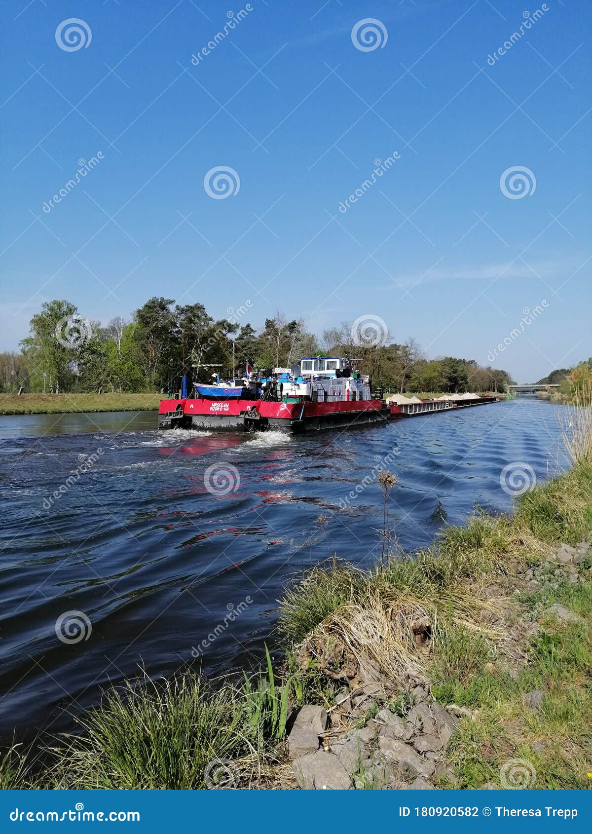 Big ship on river editorial photography. Image of lake - 180920582