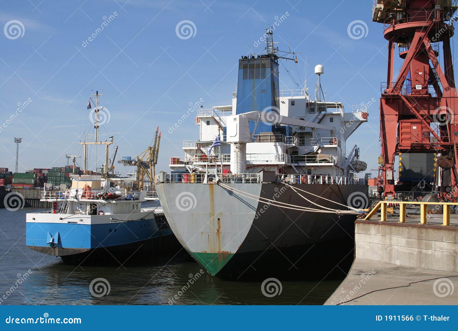 Big Ships at the Pier stock photo. Image of metallurgy - 1911566