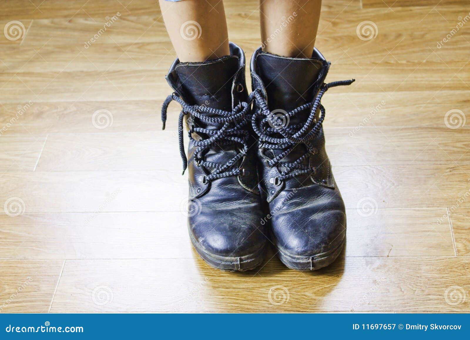 Big shoes stock image. Image of legs, cute, body, floor - 11697657