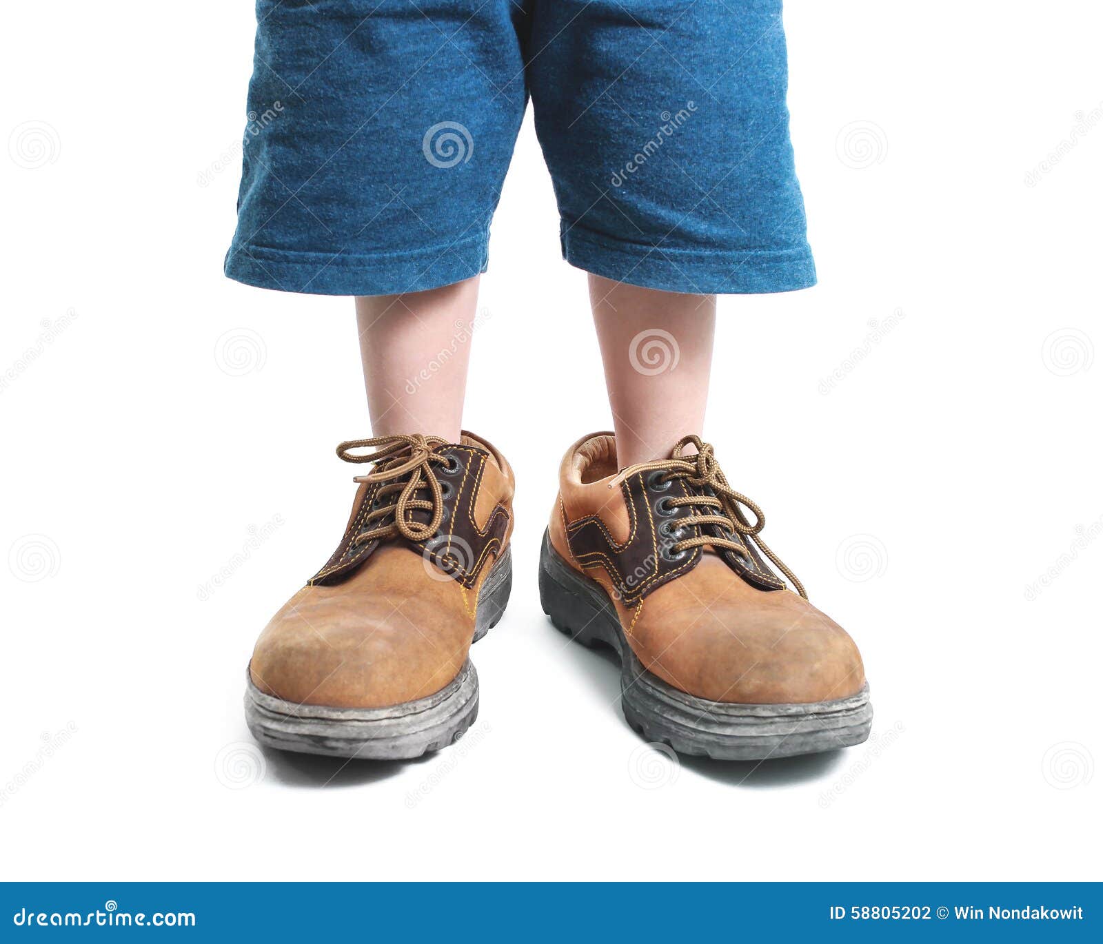 Big shoes stock photo. Image of play, child, footwear - 58805202